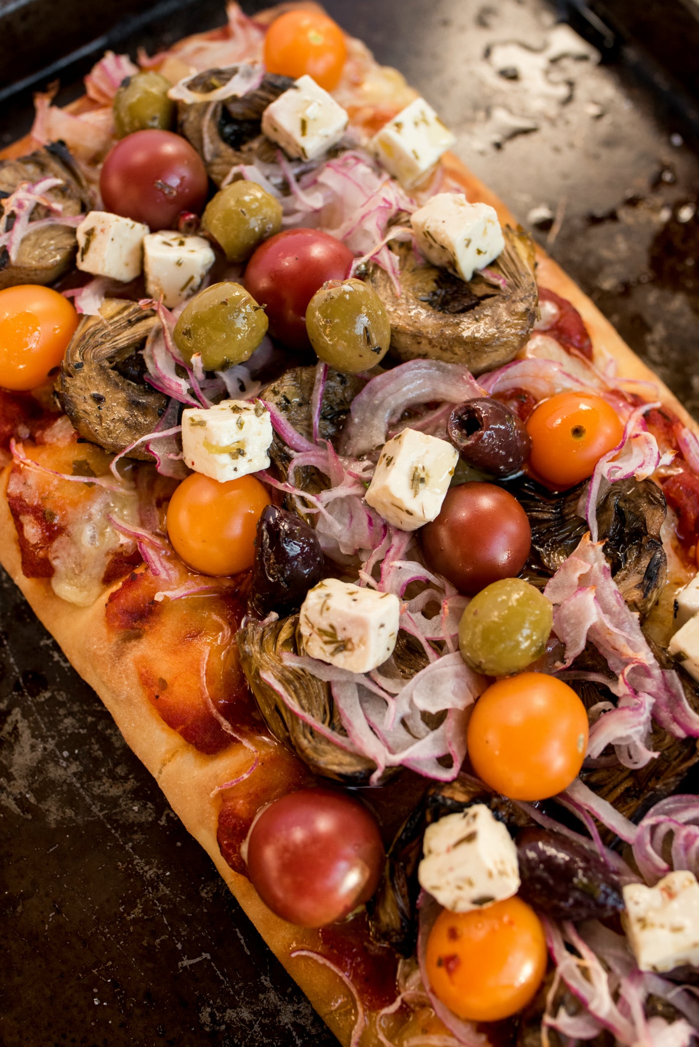 Trader Joe's Greek Flatbread Pizza - Reluctant Entertainer