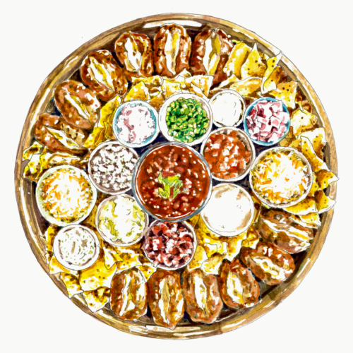 EPIC Baked Potato Dinner Board - Reluctant Entertainer