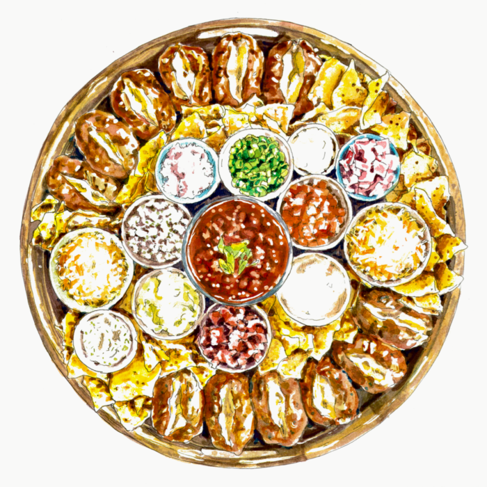 EPIC Baked Potato Dinner Board - Reluctant Entertainer