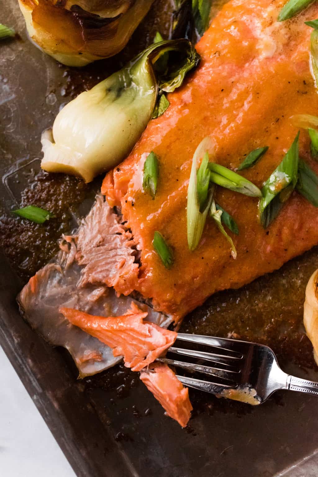 Baked Maple Miso Salmon - Reluctant Entertainer