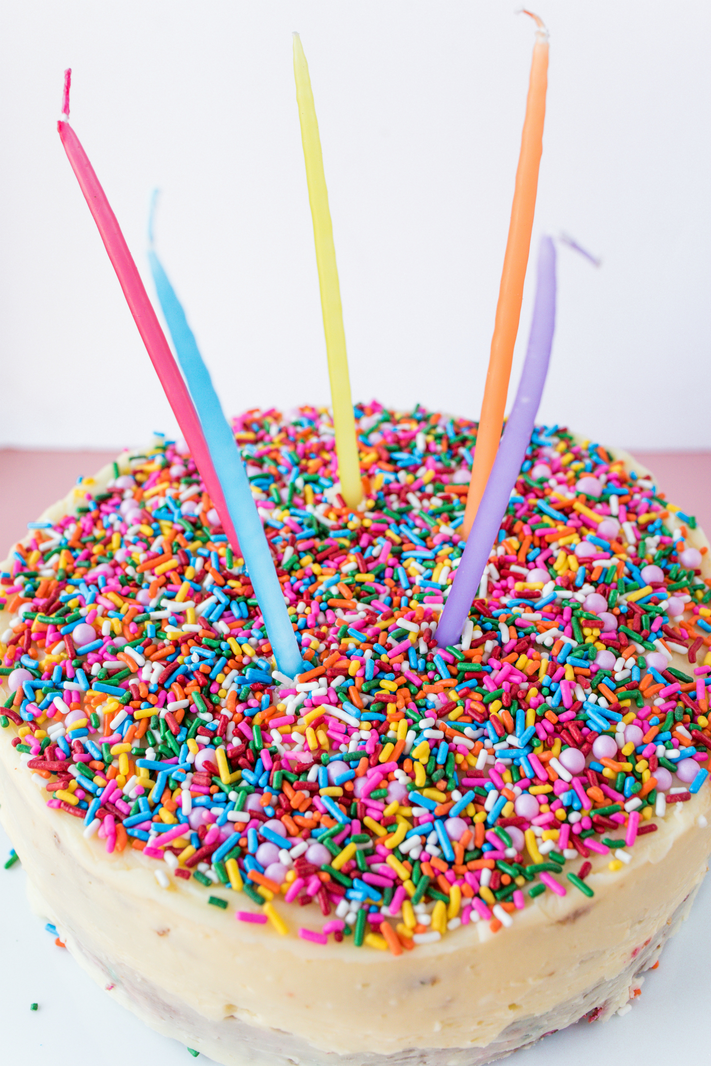 Homemade Funfetti Cake Recipe - Reluctant Entertainer