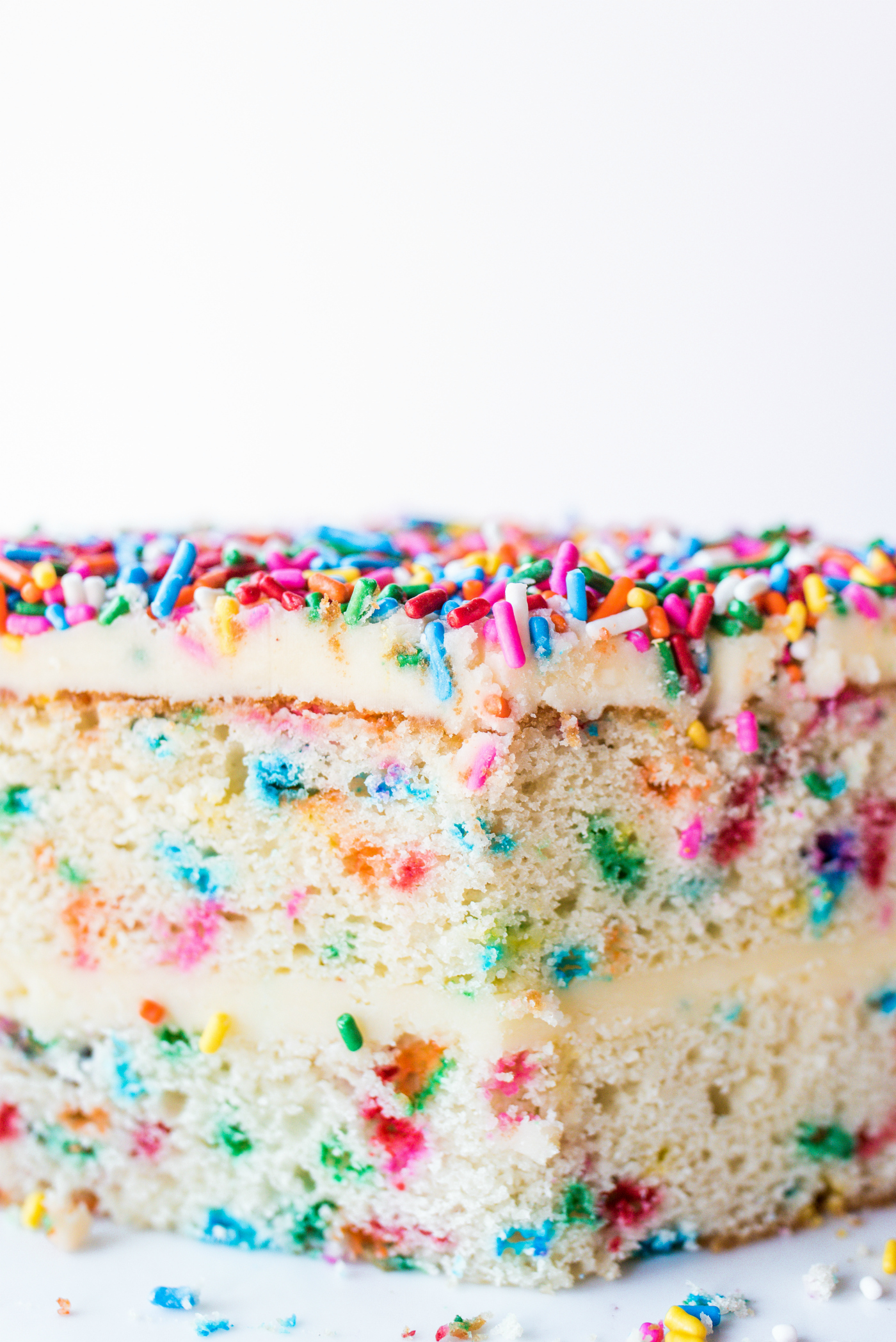Homemade Funfetti Cake Recipe - Reluctant Entertainer