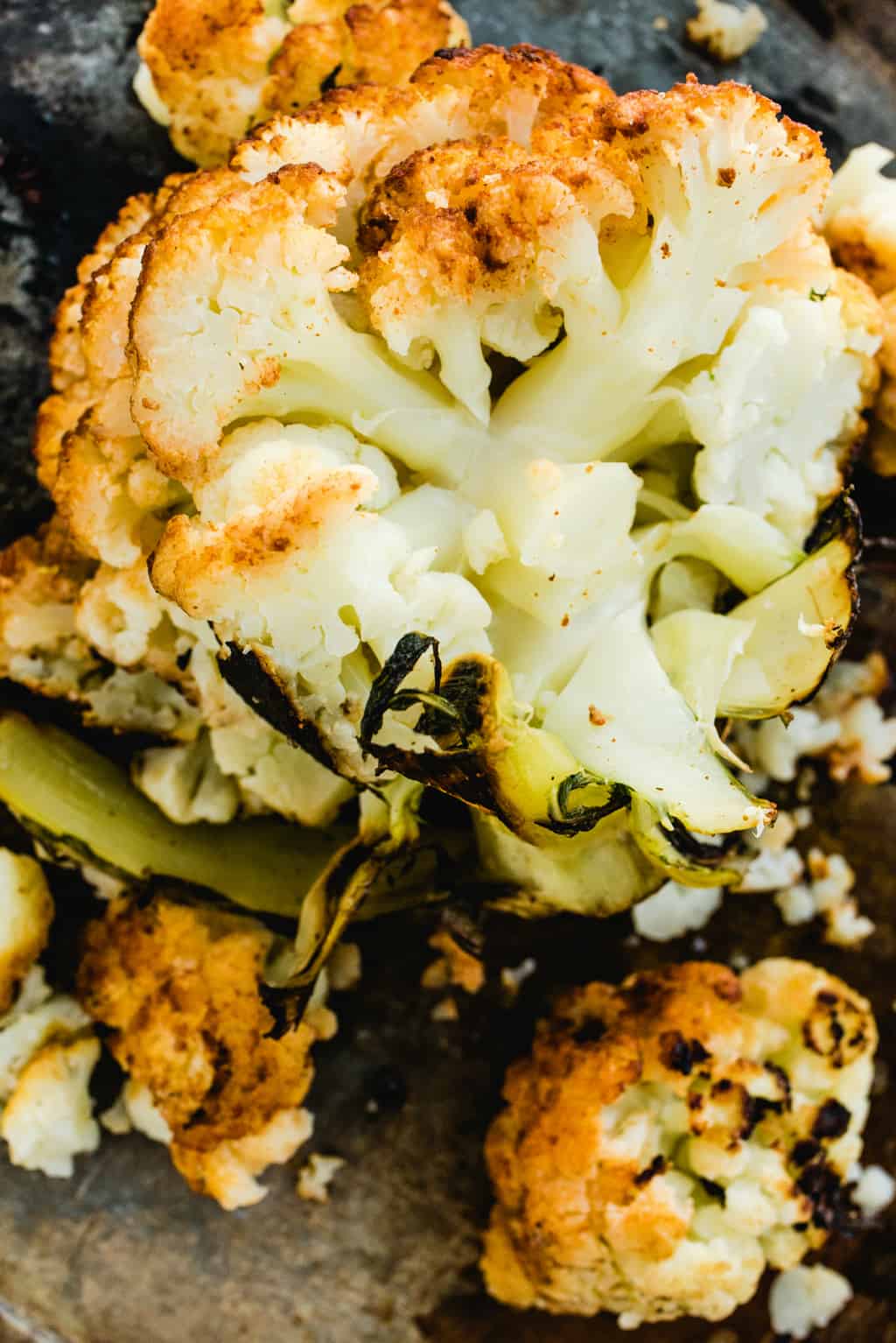 Whole Roasted Spiced Cauliflower - Reluctant Entertainer