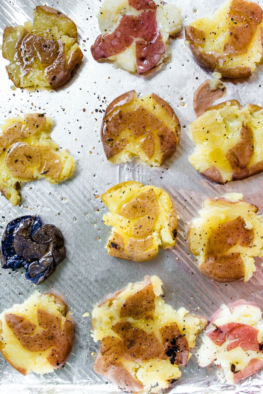 Crispy Smashed Potatoes Recipe - Reluctant Entertainer