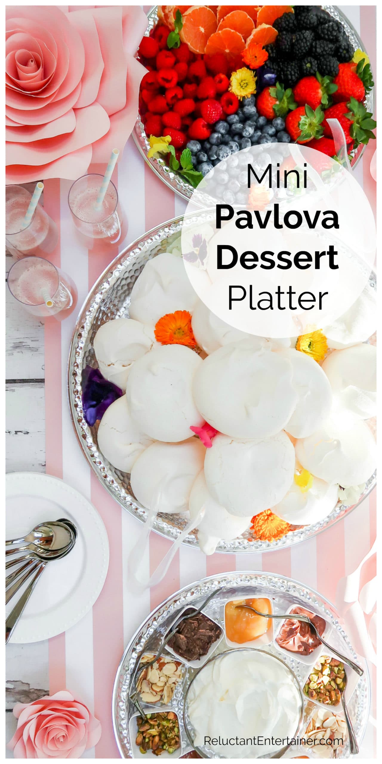 Mini Pavlova Dessert Platter - Reluctant Entertainer