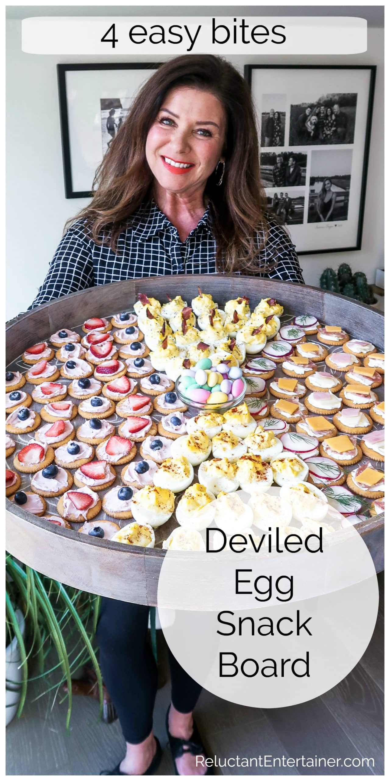 Deviled Egg Snack Board Recipe - Reluctant Entertainer
