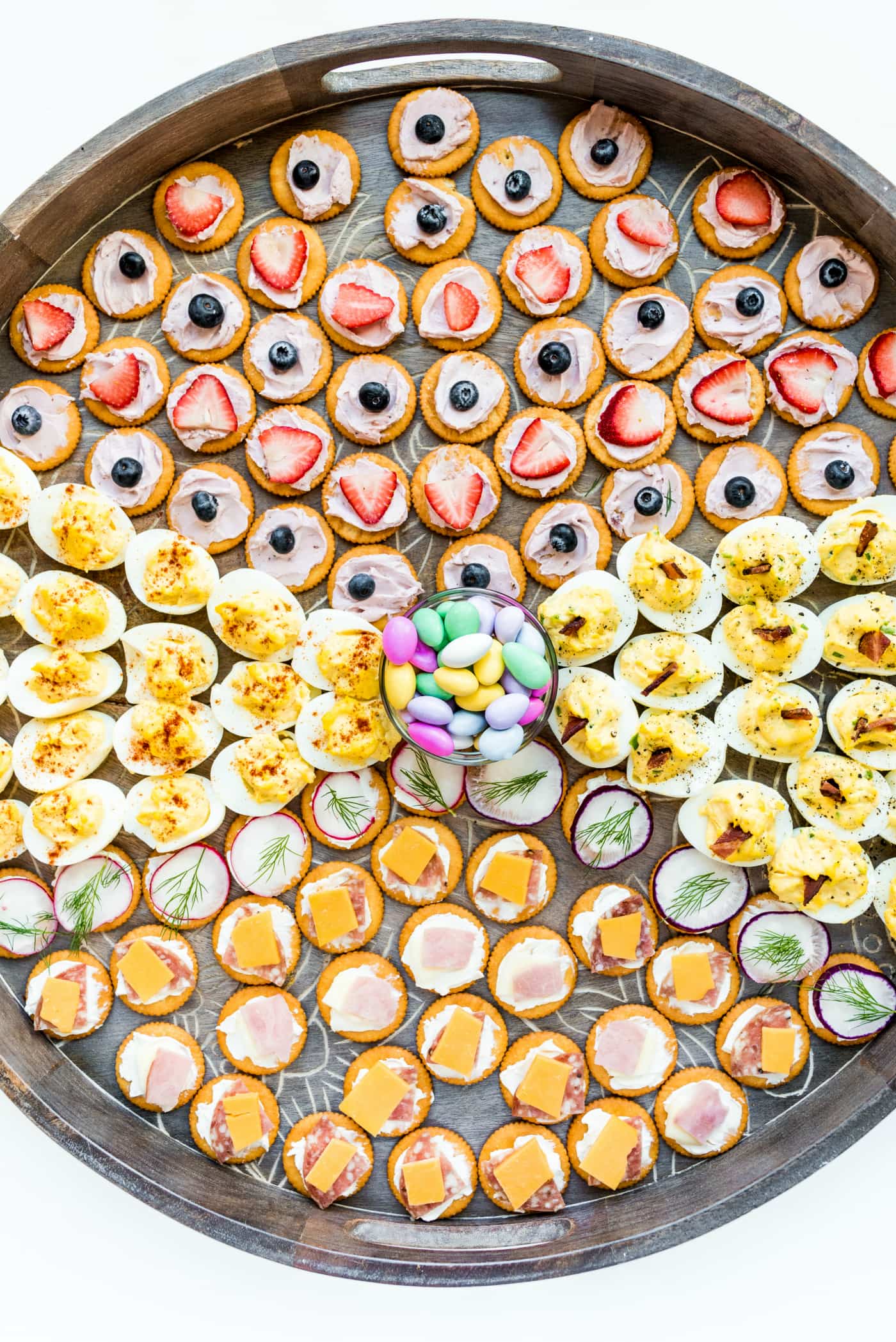 Deviled Egg Snack Board - Reluctant Entertainer