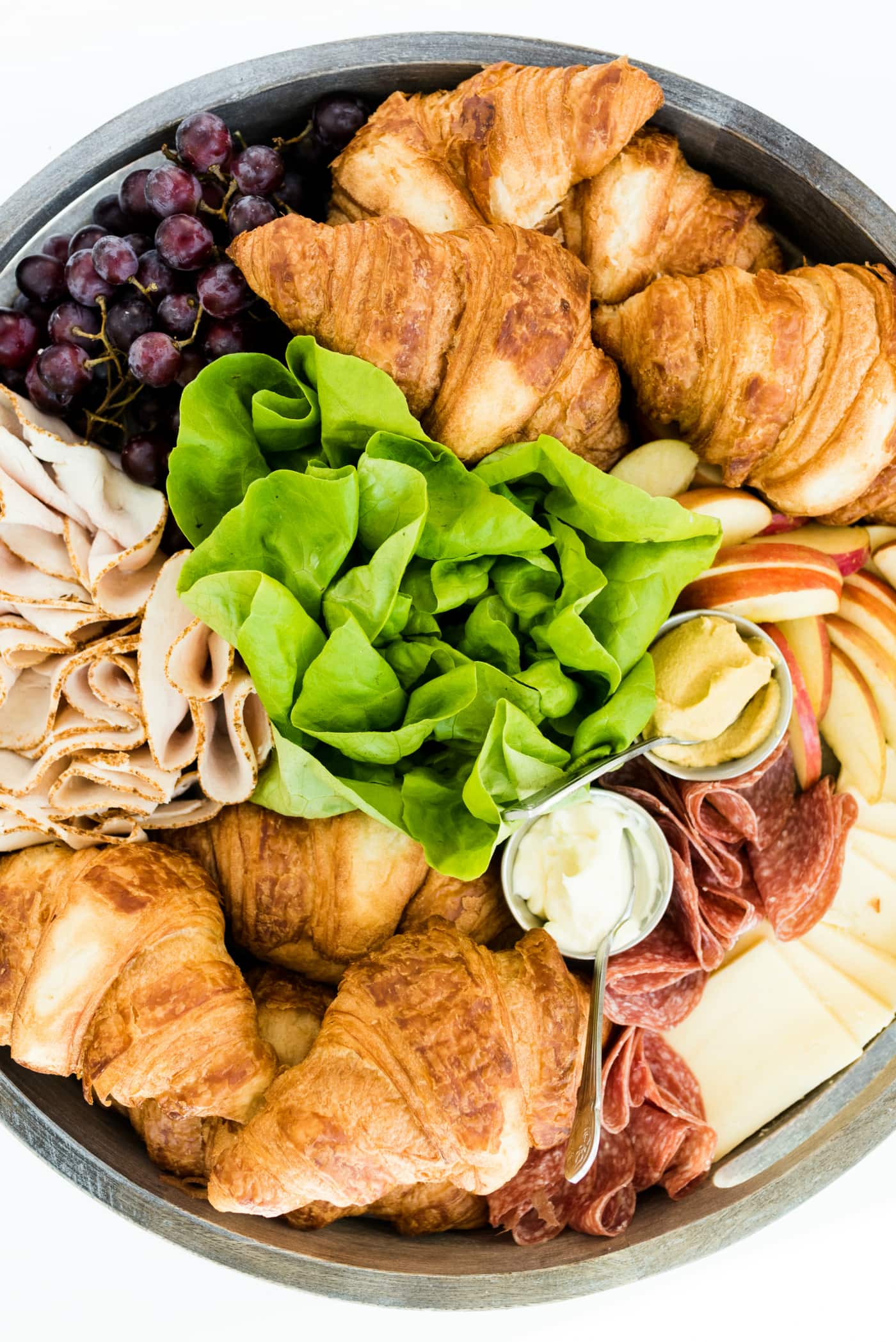 Turkey Sandwich Croissant Board - Reluctant Entertainer