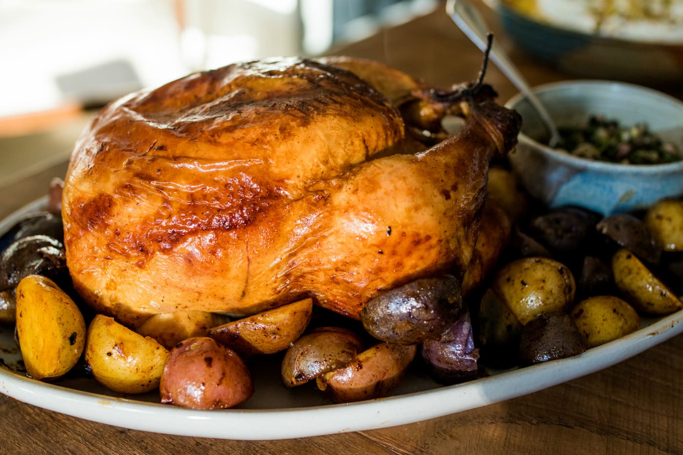 Moist Buttermilk Whole Chicken - Reluctant Entertainer