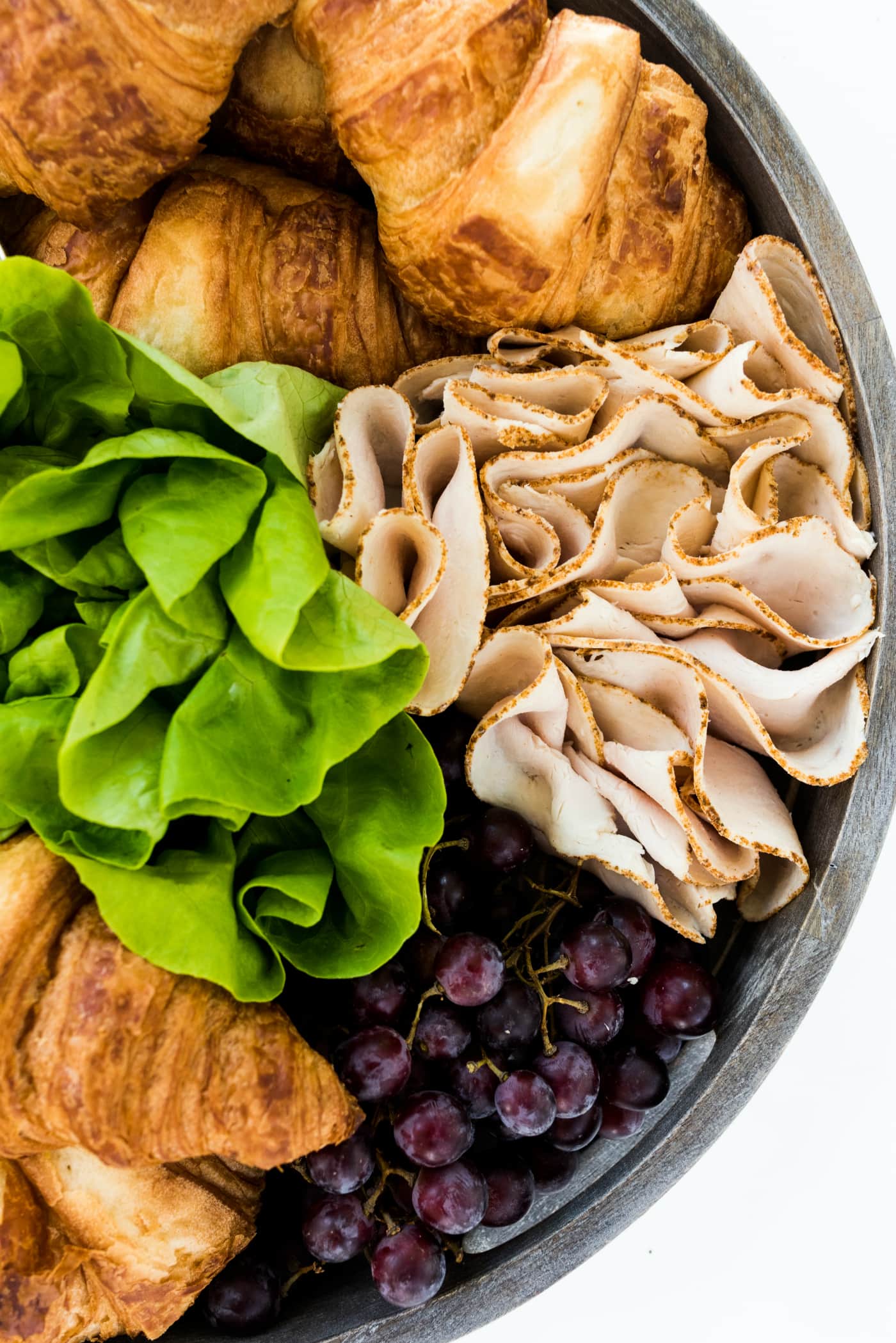 Turkey Sandwich Croissant Board - Reluctant Entertainer