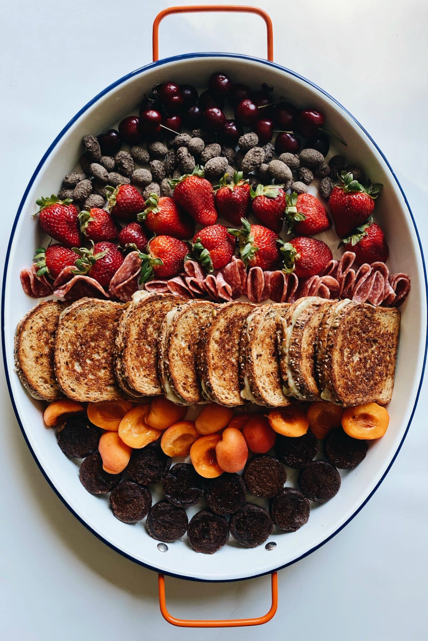 Summer Grilled Cheese Dinner Tray - Reluctant Entertainer