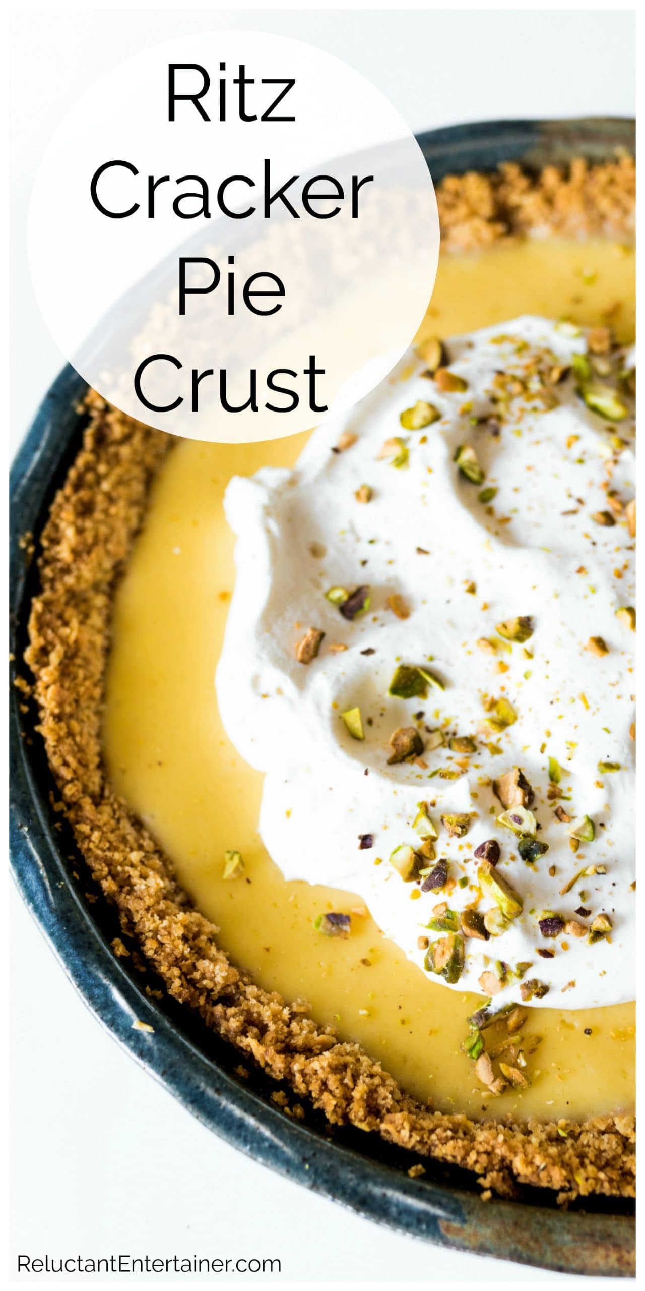 Ritz Cracker Pie Crust Recipe - Reluctant Entertainer