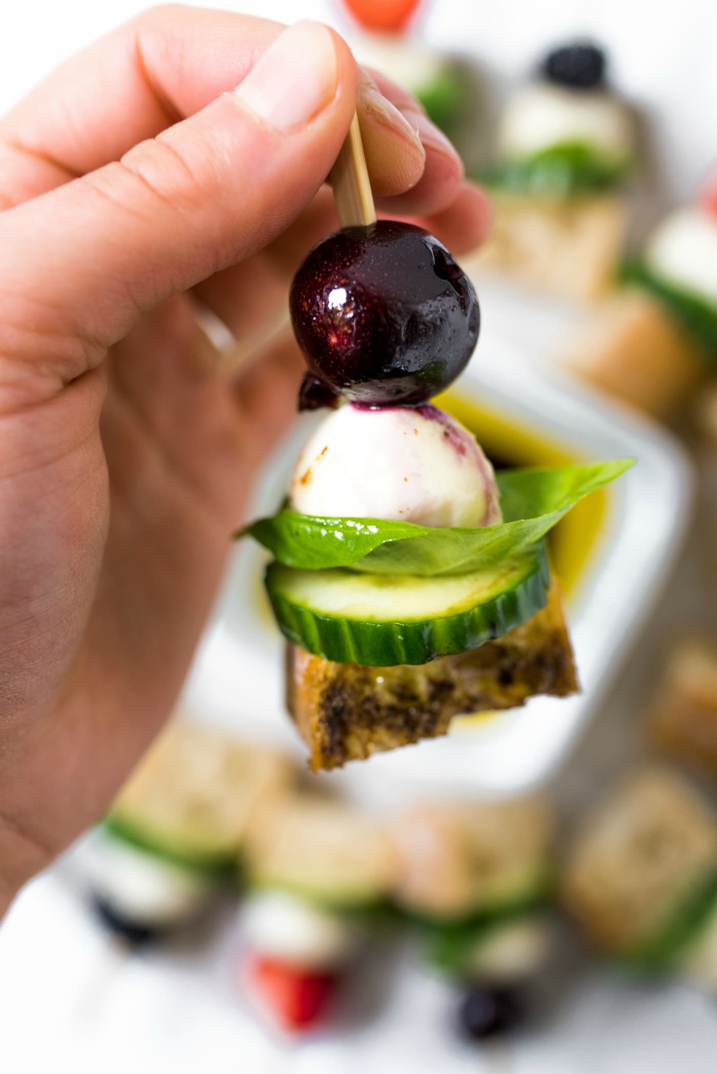 Mini Focaccia Sandwich Bites - Reluctant Entertainer