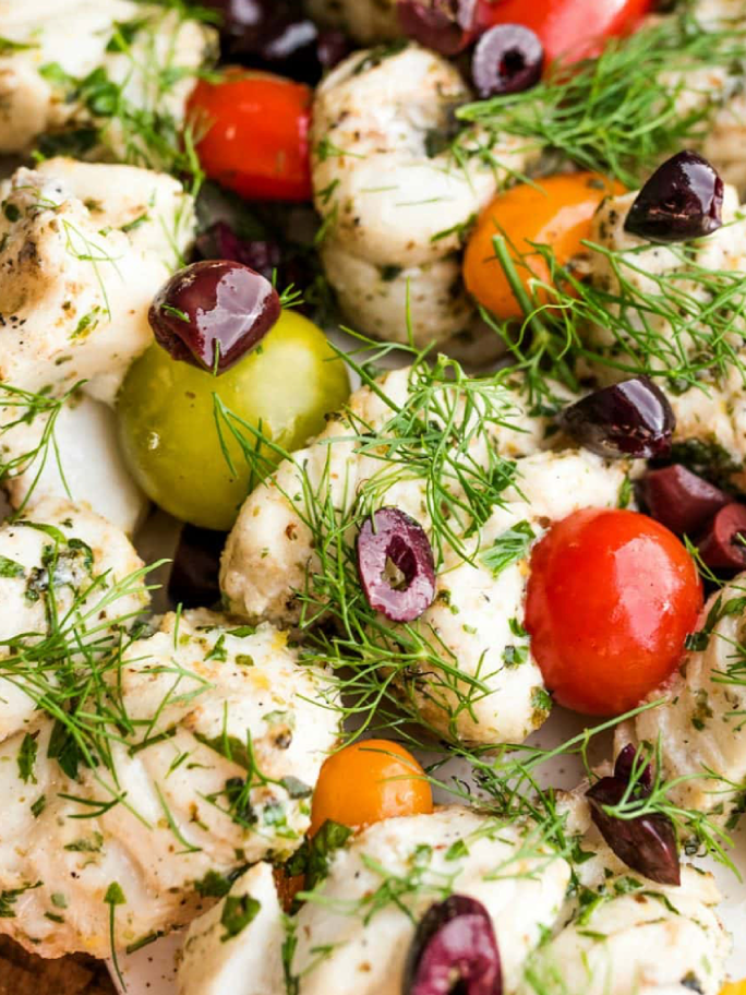 Greek Fish Kebabs - Reluctant Entertainer