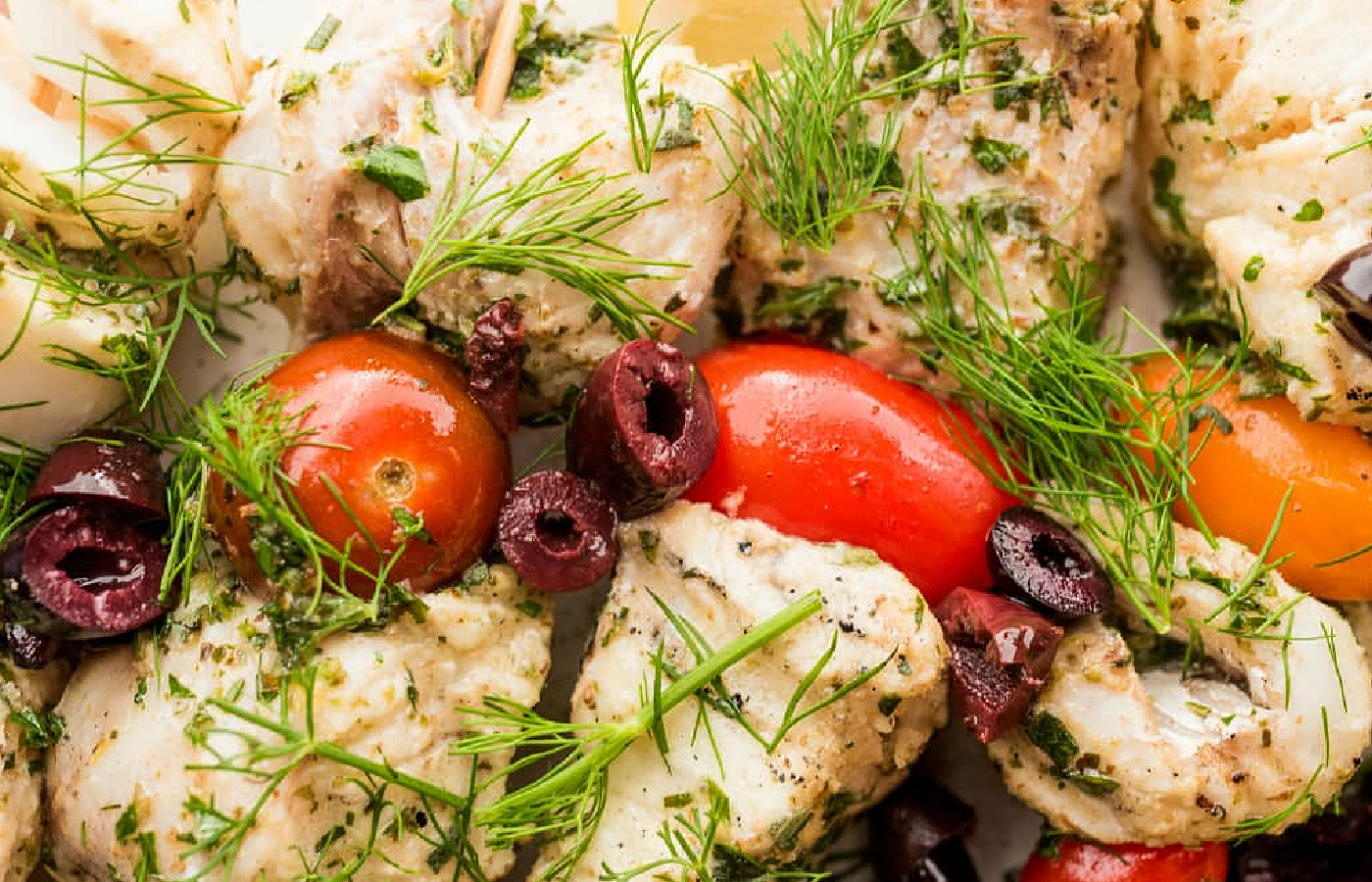 Greek Fish Kebabs - Reluctant Entertainer