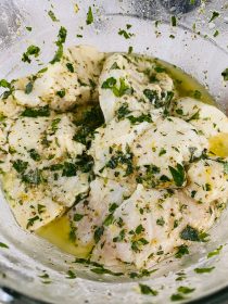 Greek Fish Kebabs - Reluctant Entertainer