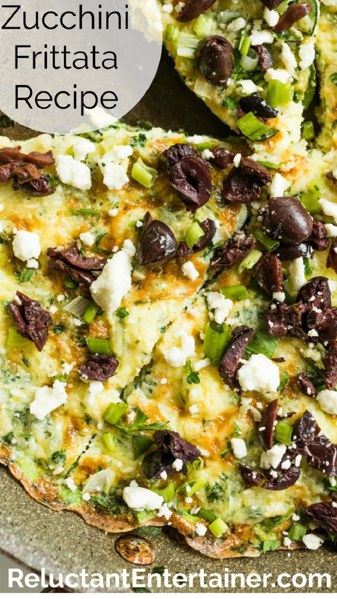 Zucchini Frittata - Reluctant Entertainer