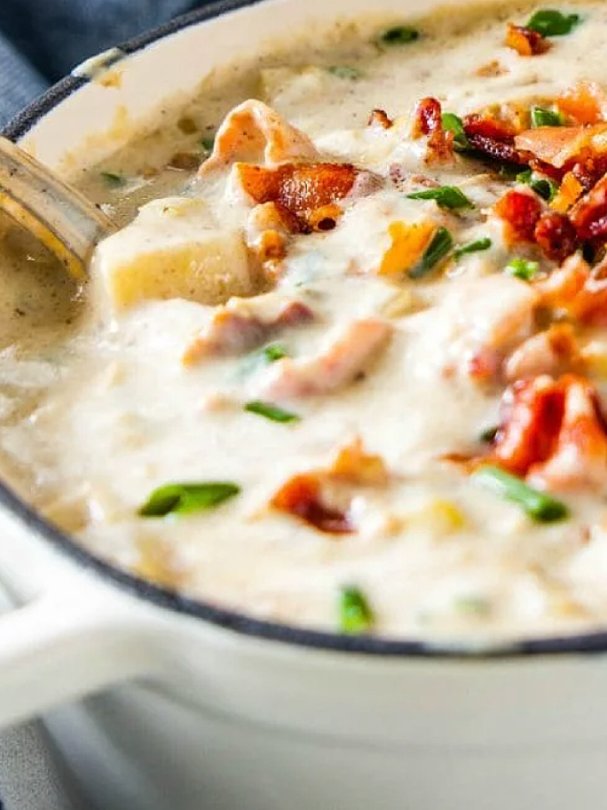 Creamy Seafood Chowder - Reluctant Entertainer