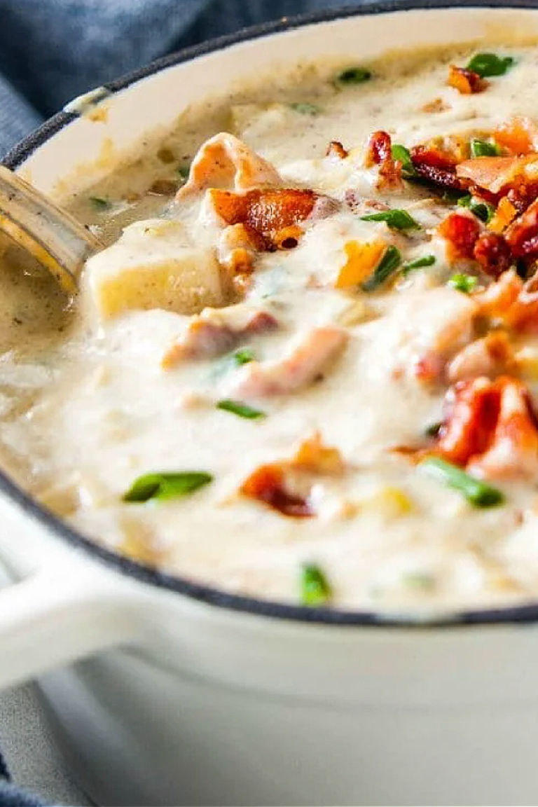 Creamy Seafood Chowder - Reluctant Entertainer