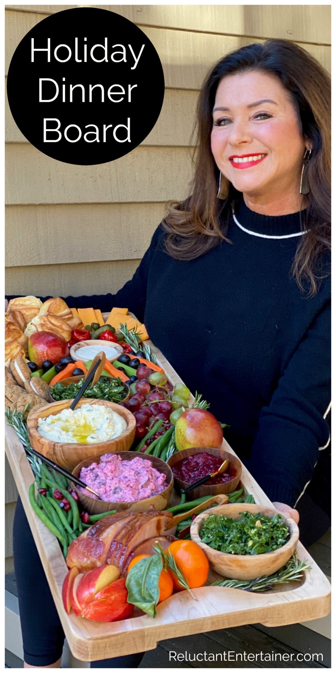 Ham Holiday Dinner Board - Reluctant Entertainer