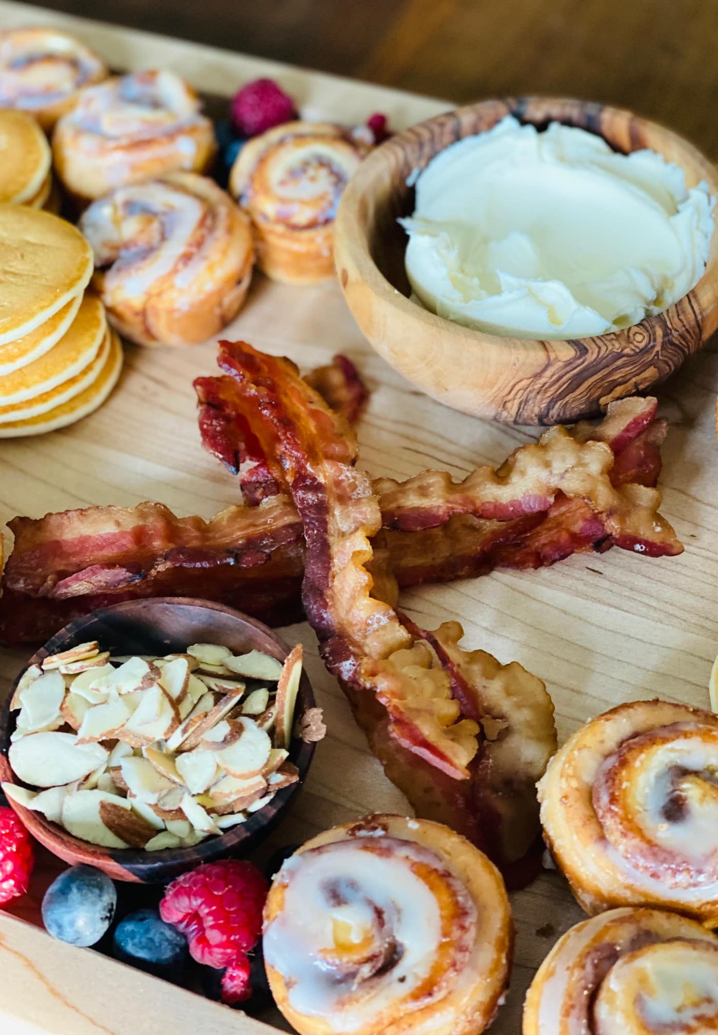 XO Pancake Breakfast Board Recipe - Reluctant Entertainer