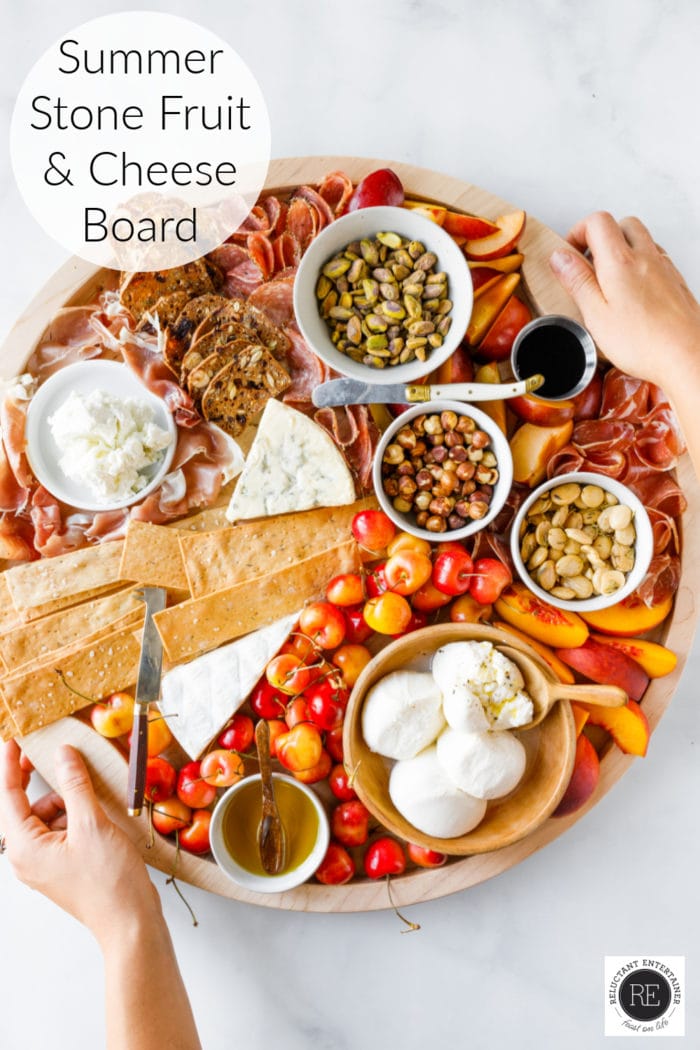 Summer Stone Fruit Cheese Board Reluctant Entertainer