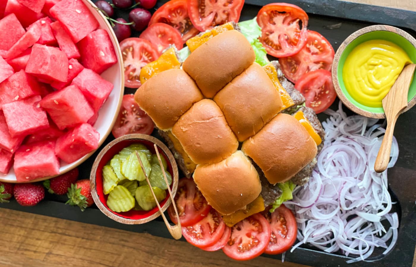 Epic Mini Burger Slider Board - Reluctant Entertainer