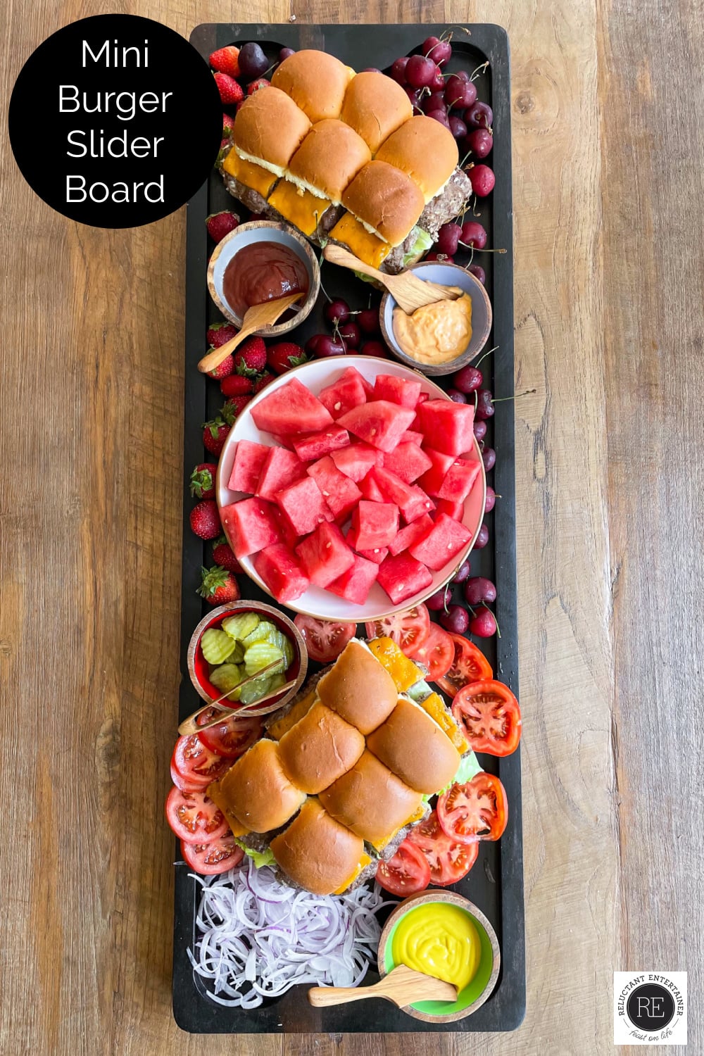 Epic Mini Burger Slider Board - Reluctant Entertainer