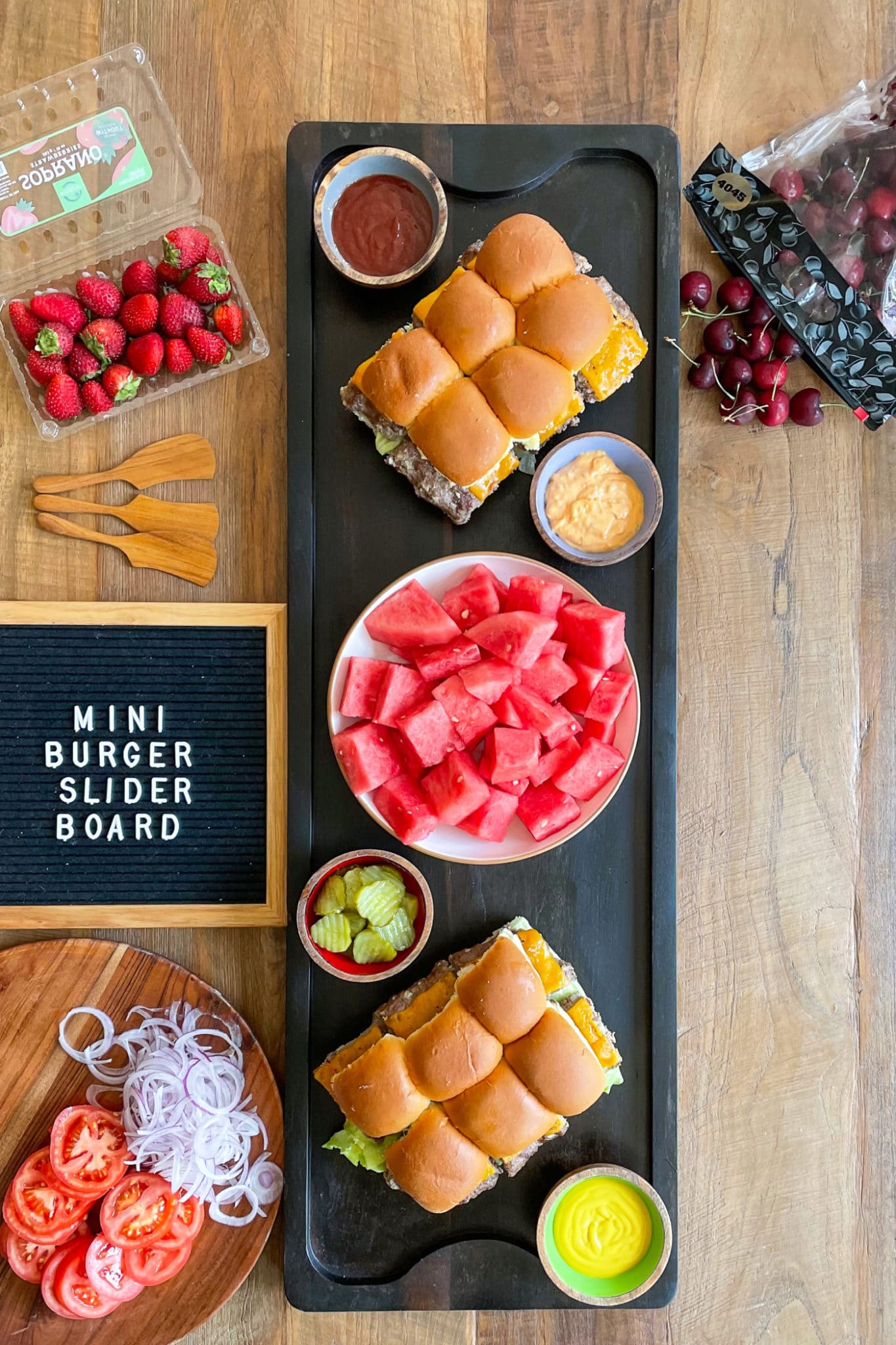 Epic Mini Burger Slider Board - Reluctant Entertainer