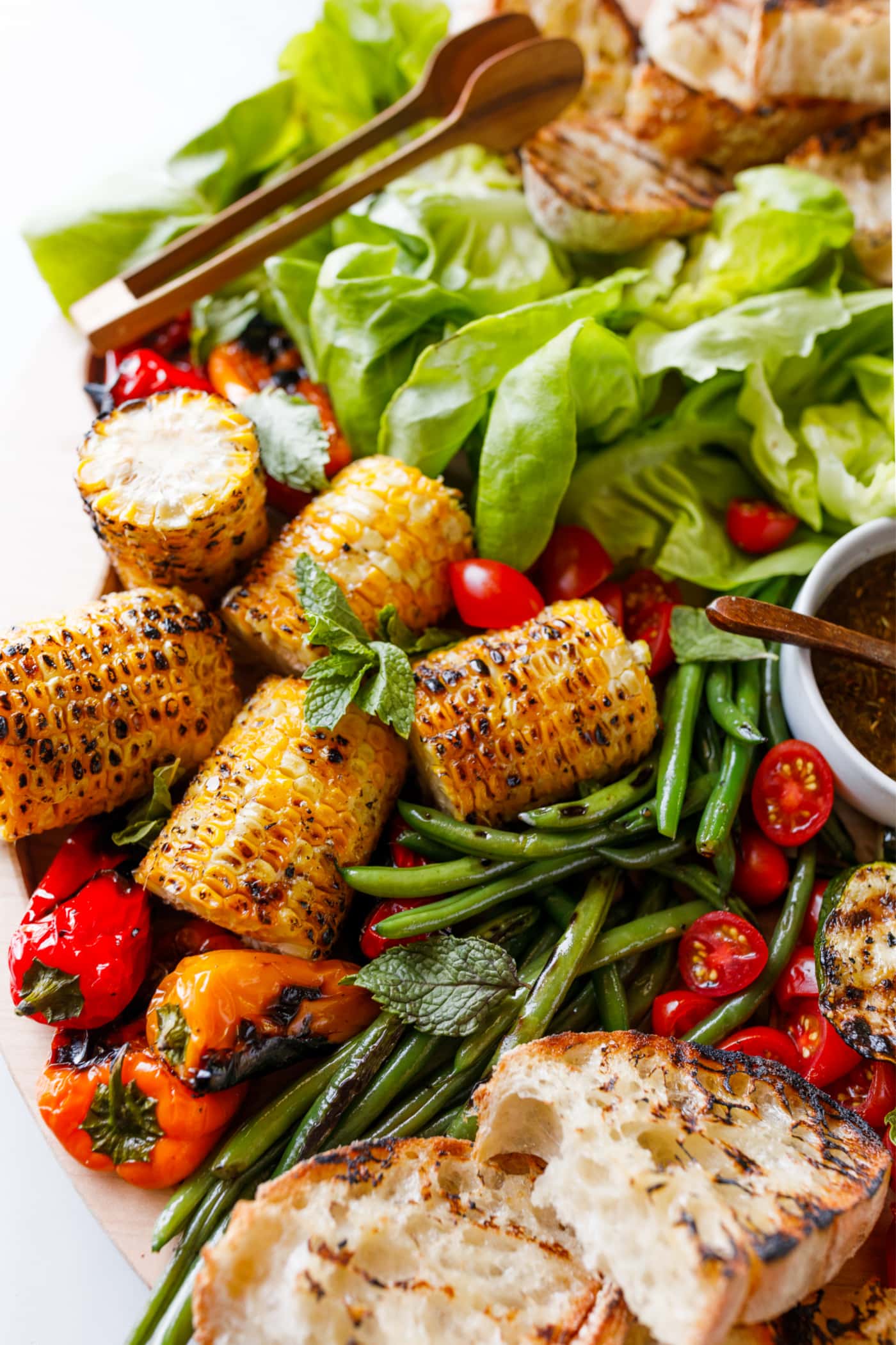 Grilled BLT Salad Board - Reluctant Entertainer