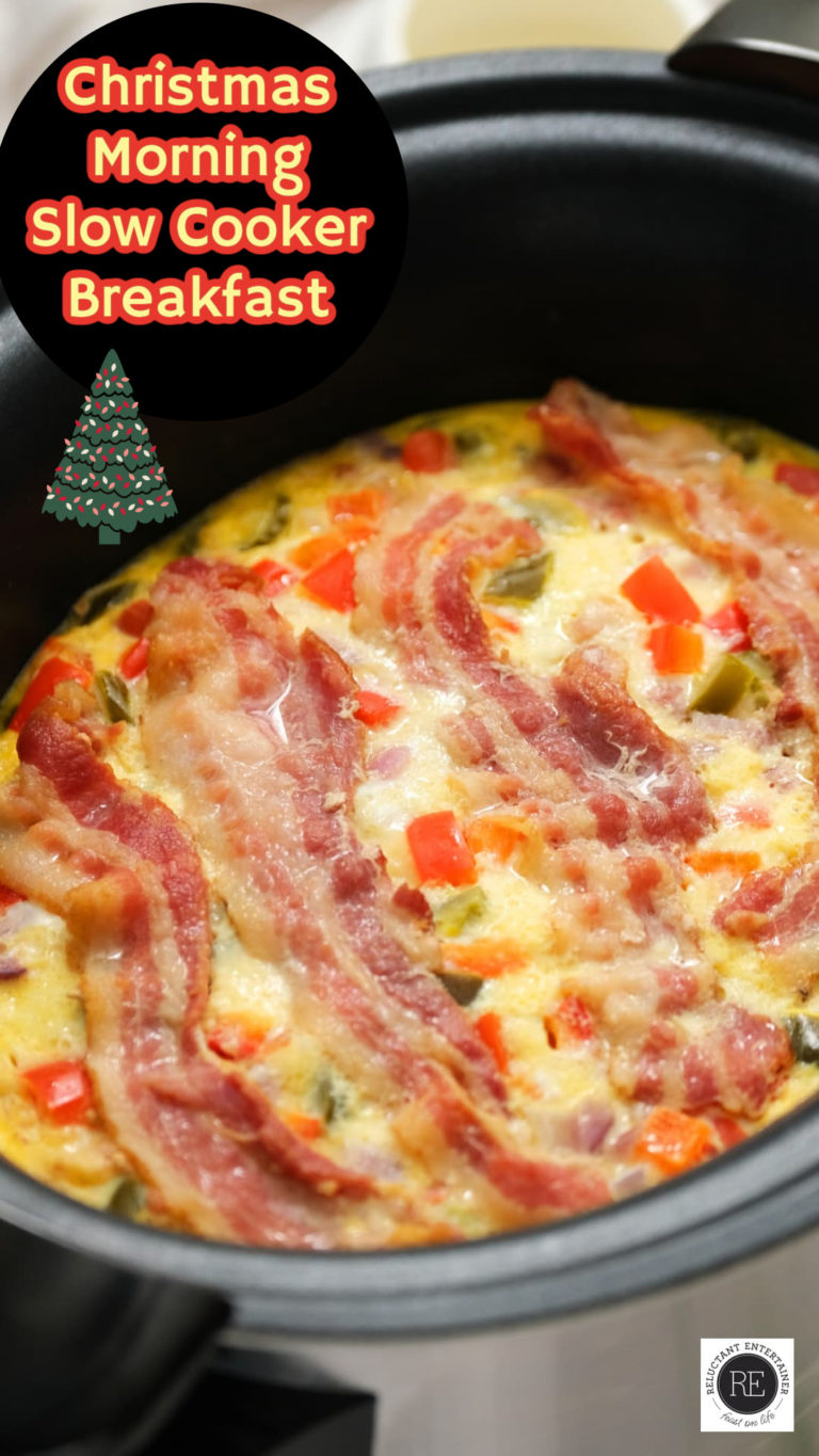 Christmas Morning Slow Cooker Breakfast - Reluctant Entertainer