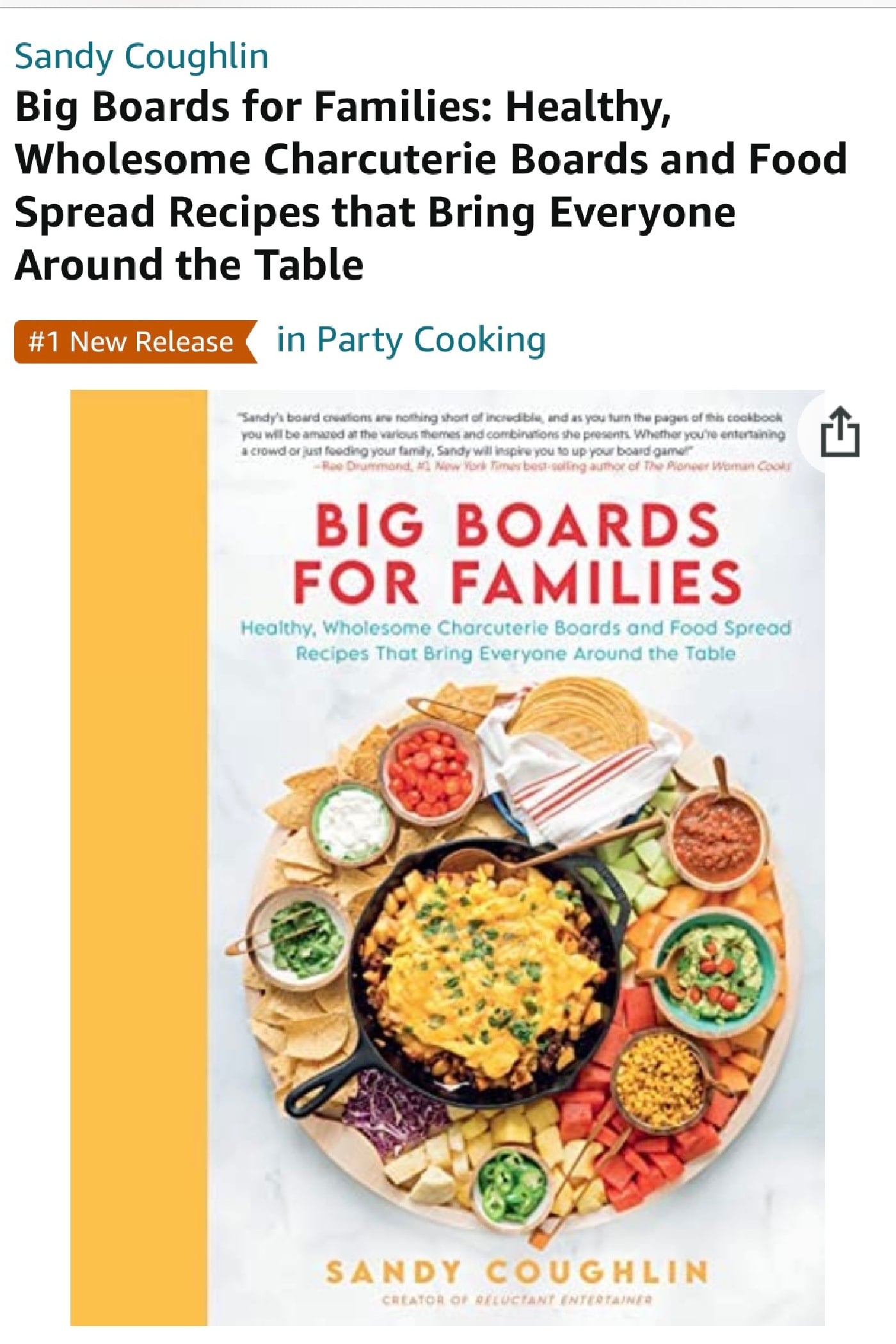 Big Boards for Families Cookbook - Reluctant Entertainer