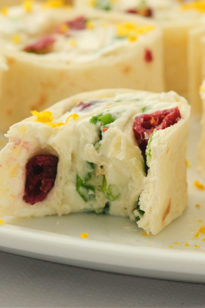 Cranberry Pinwheels with Orange - Reluctant Entertainer