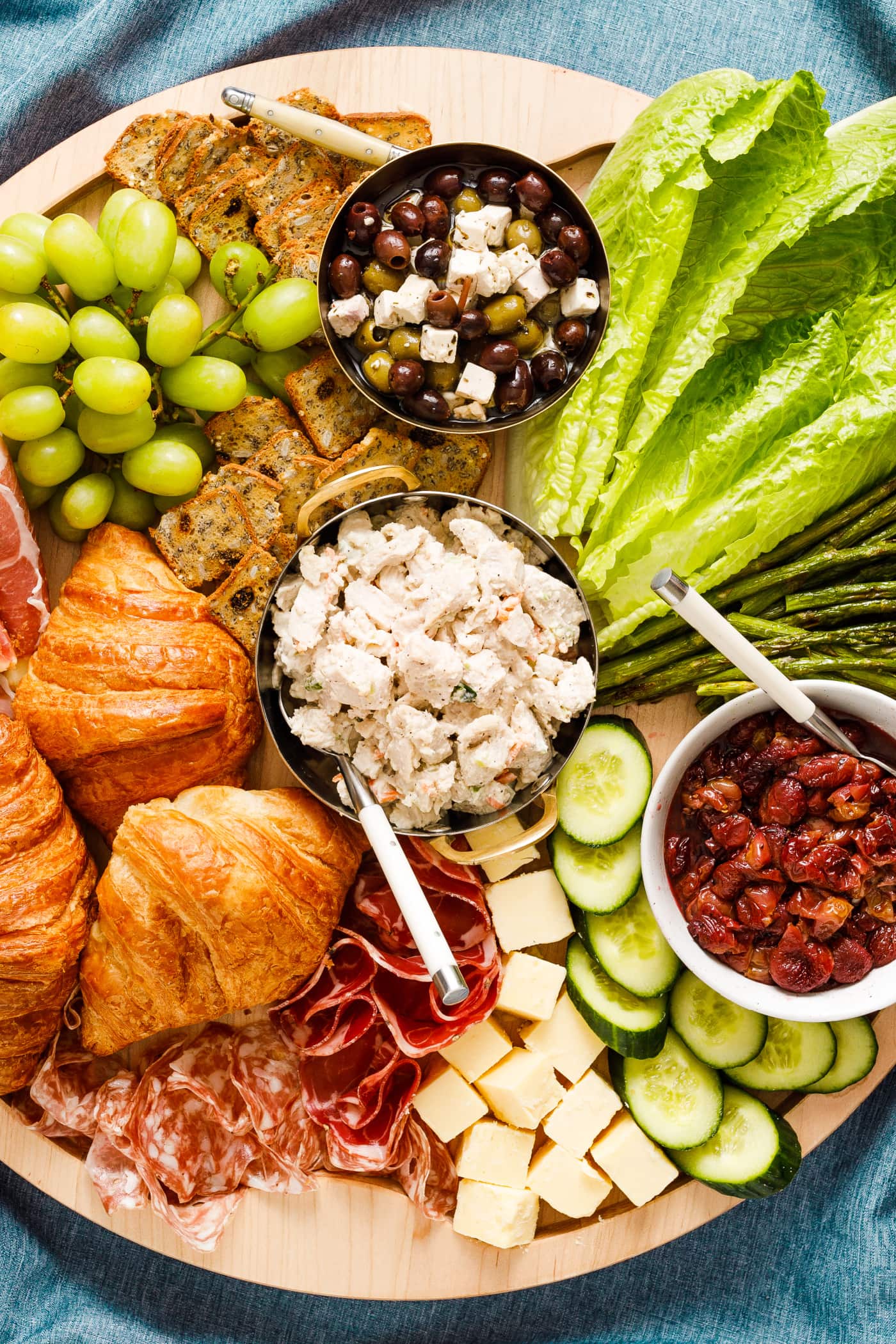 Chicken Salad Board - Reluctant Entertainer