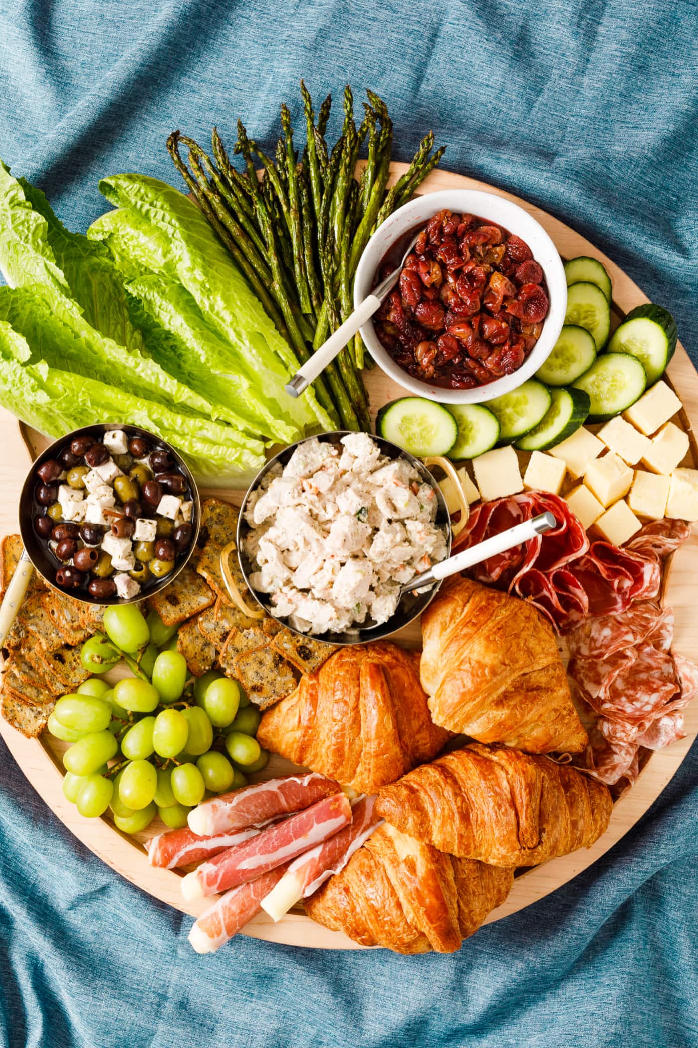 Chicken Salad Board - Reluctant Entertainer