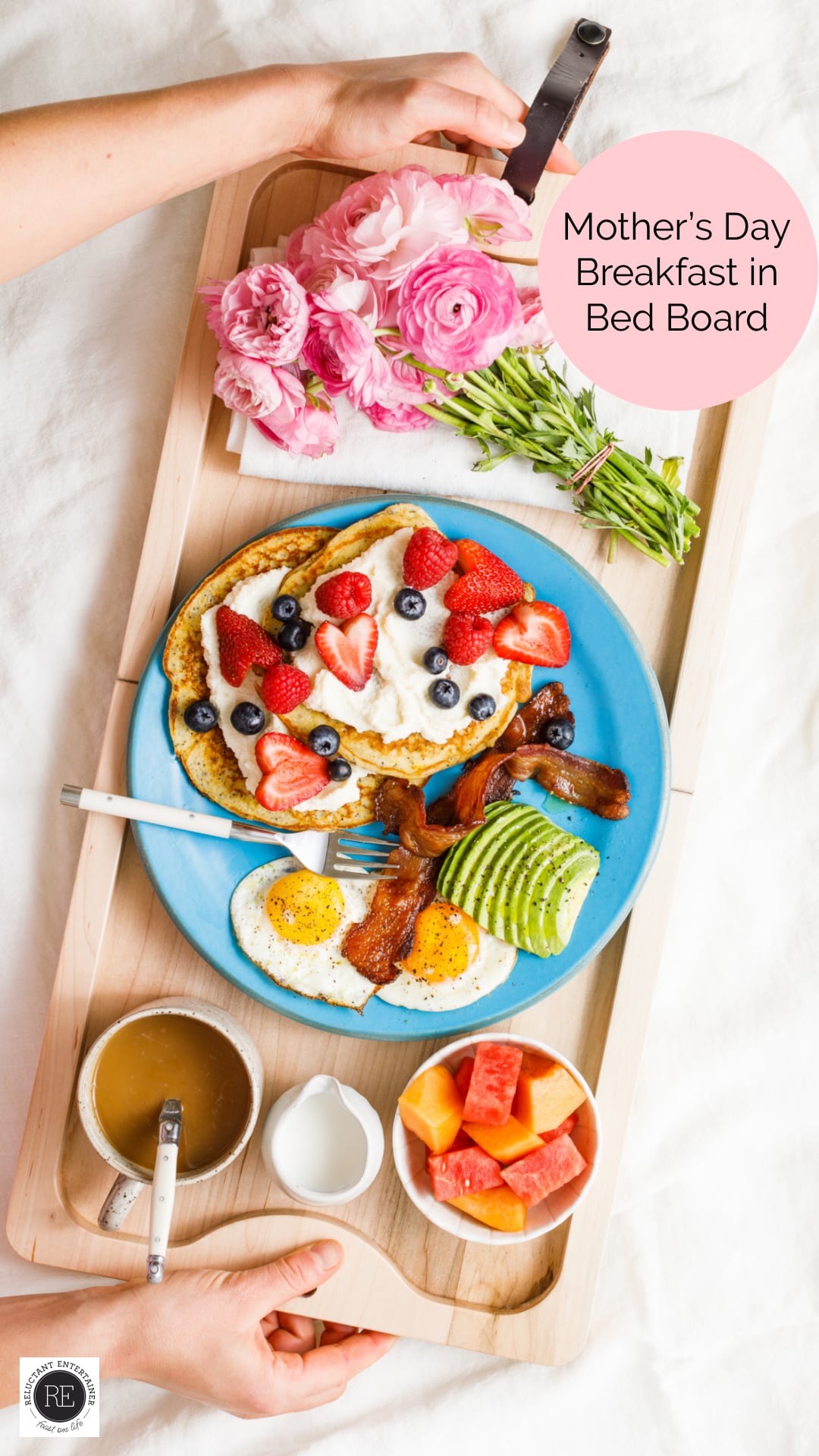 Mother’s Day Breakfast in Bed Board - Reluctant Entertainer