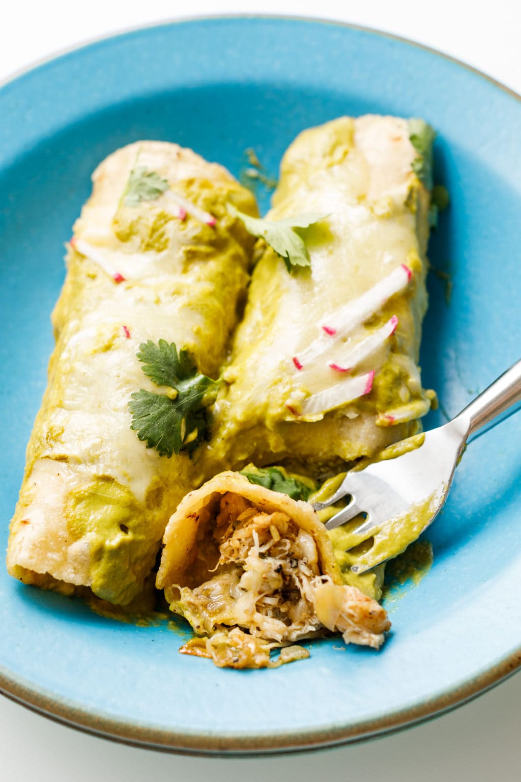 Crab Enchiladas - Reluctant Entertainer
