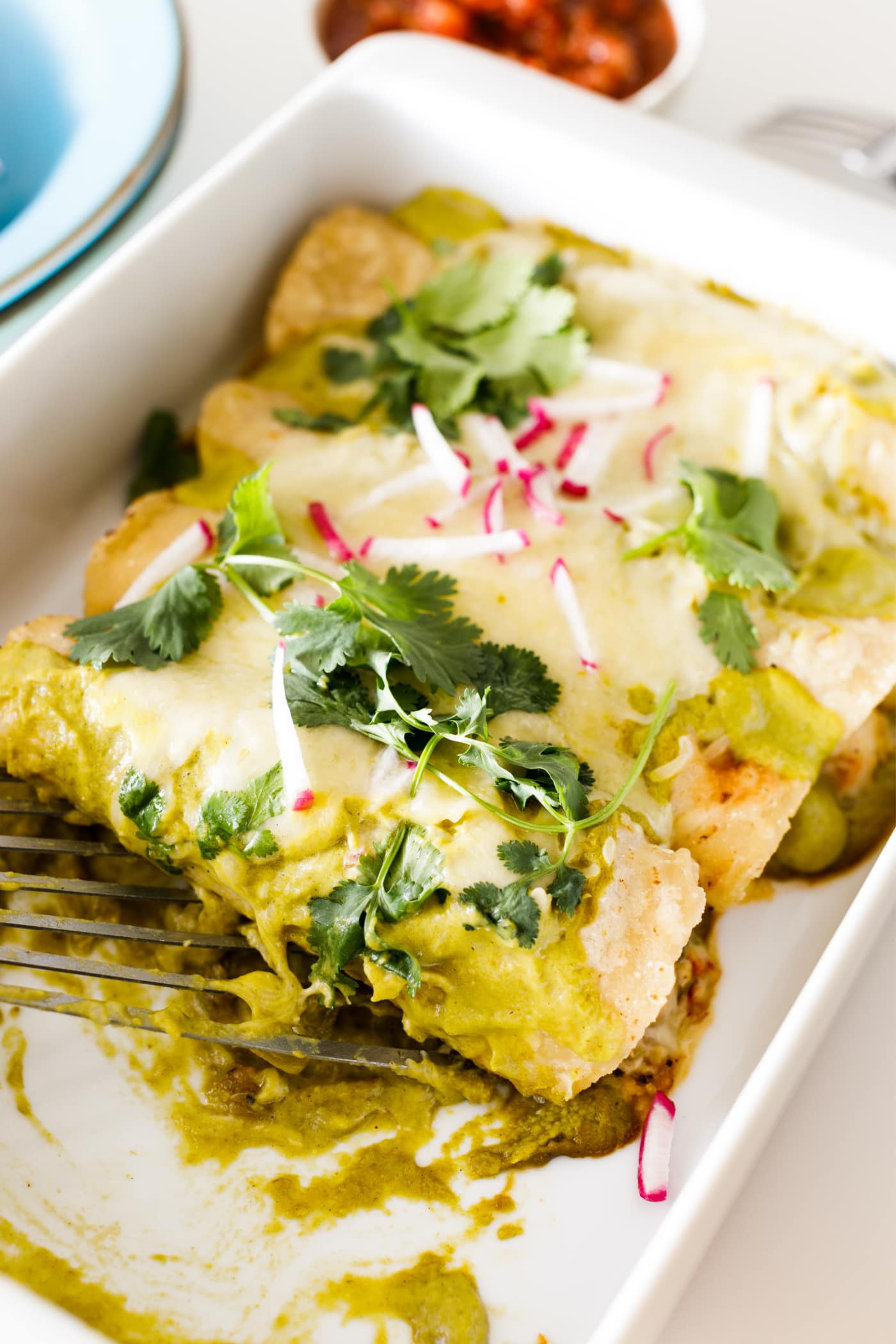 Crab Enchiladas - Reluctant Entertainer