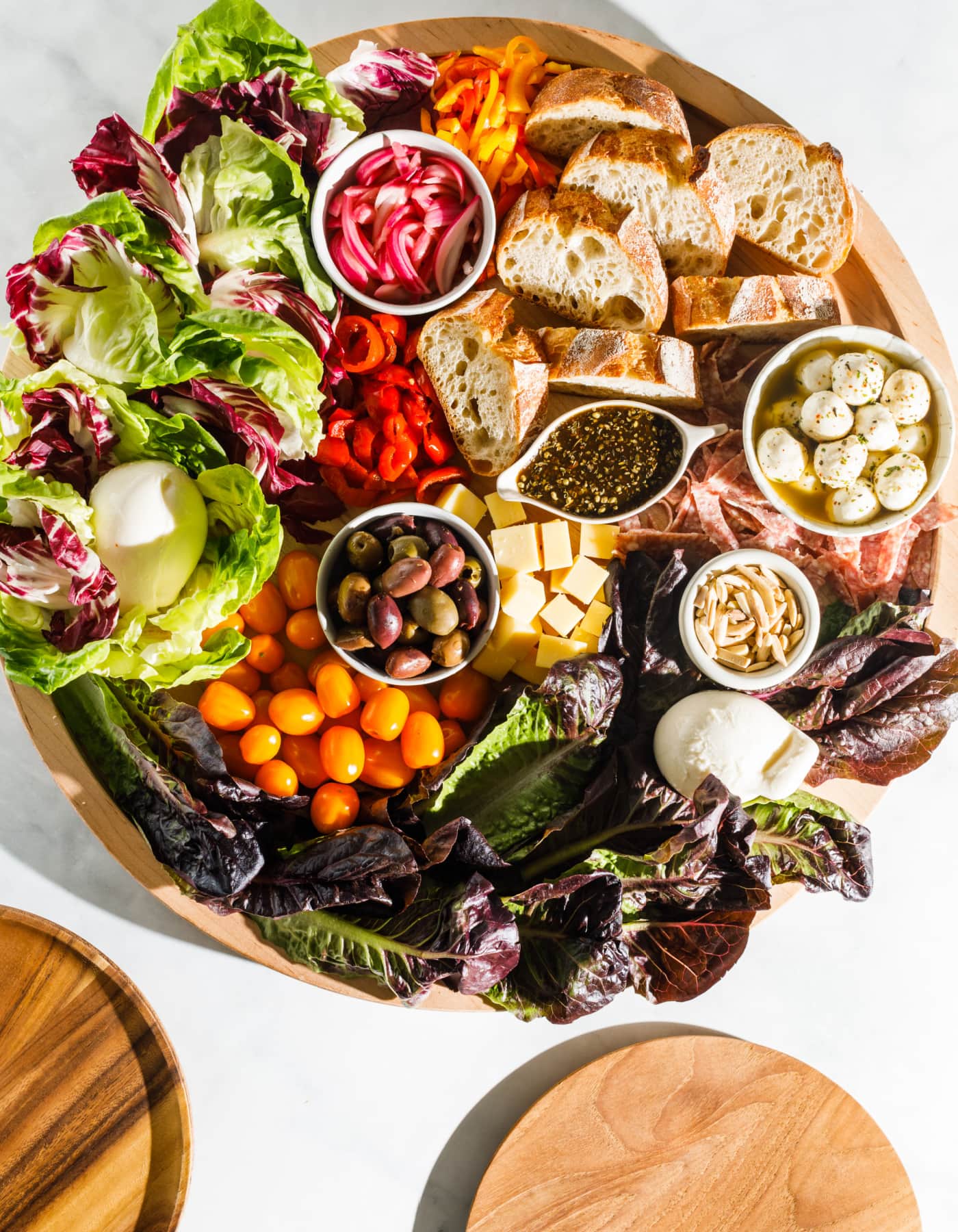 How to make an Italian Salad Board - Reluctant Entertainer