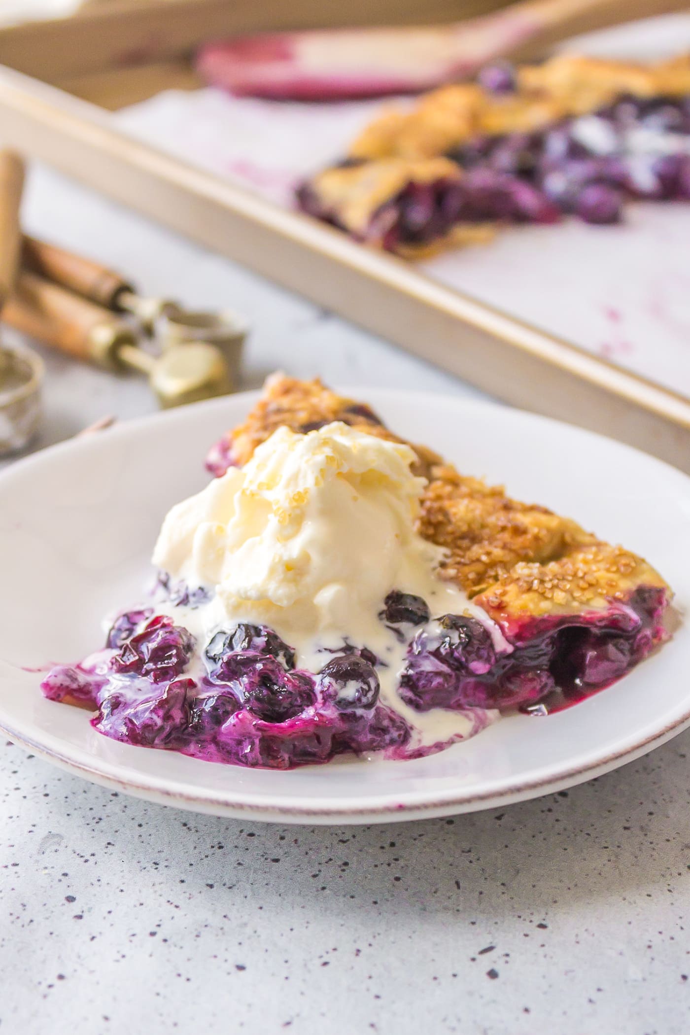 Best Blueberry Galette - Reluctant Entertainer