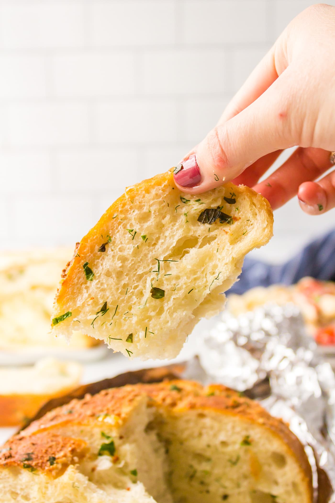 Hot Herb Bread - Reluctant Entertainer