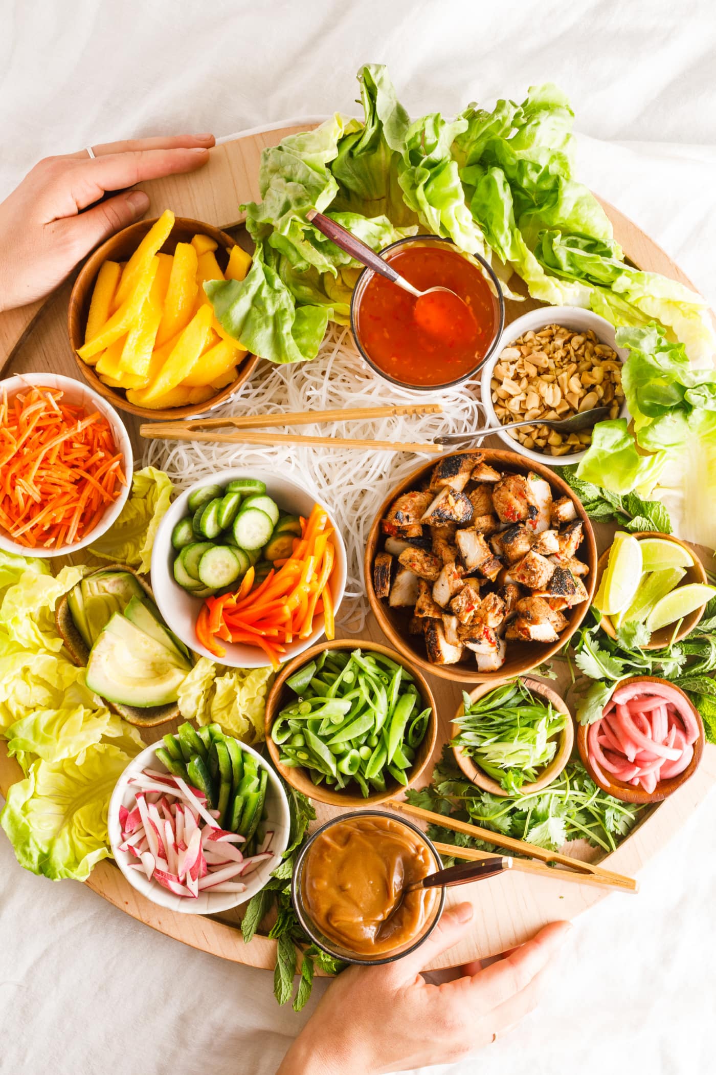 Easy Lettuce Wrap Board - Reluctant Entertainer