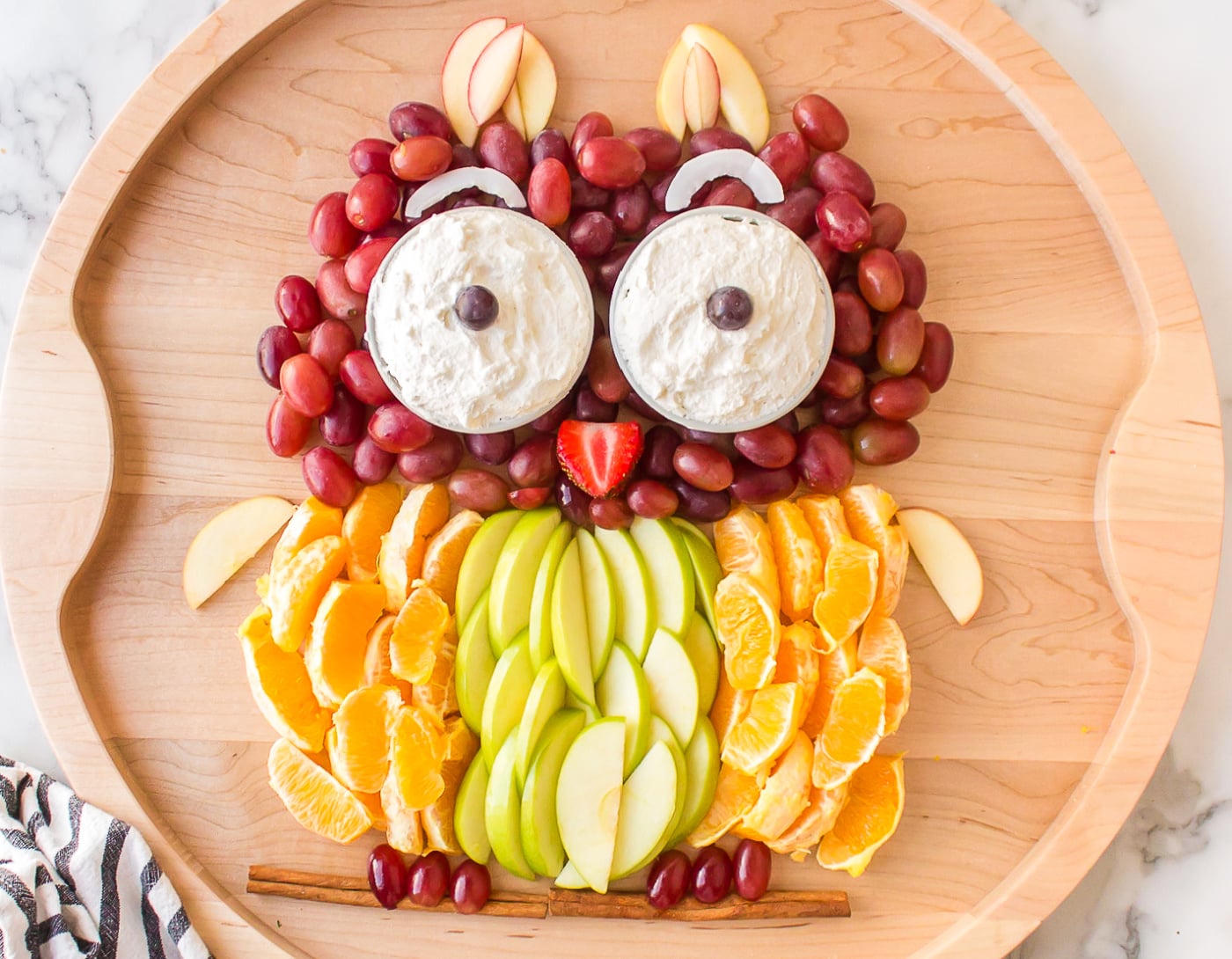 Owl Fruit Board - Reluctant Entertainer