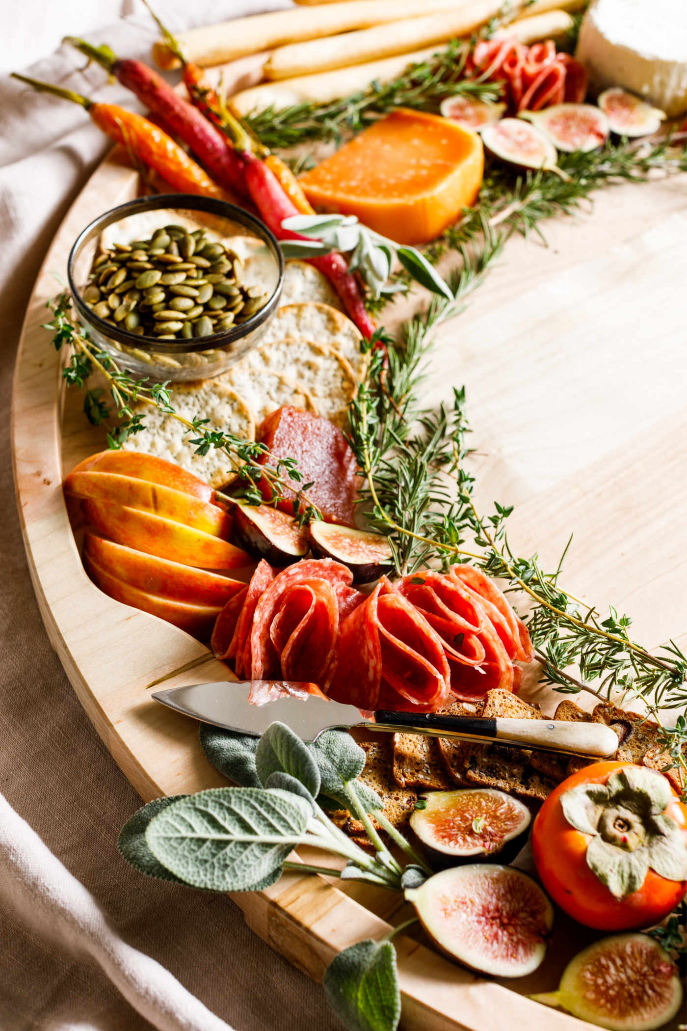 Fall Cheese Board Wreath - Reluctant Entertainer