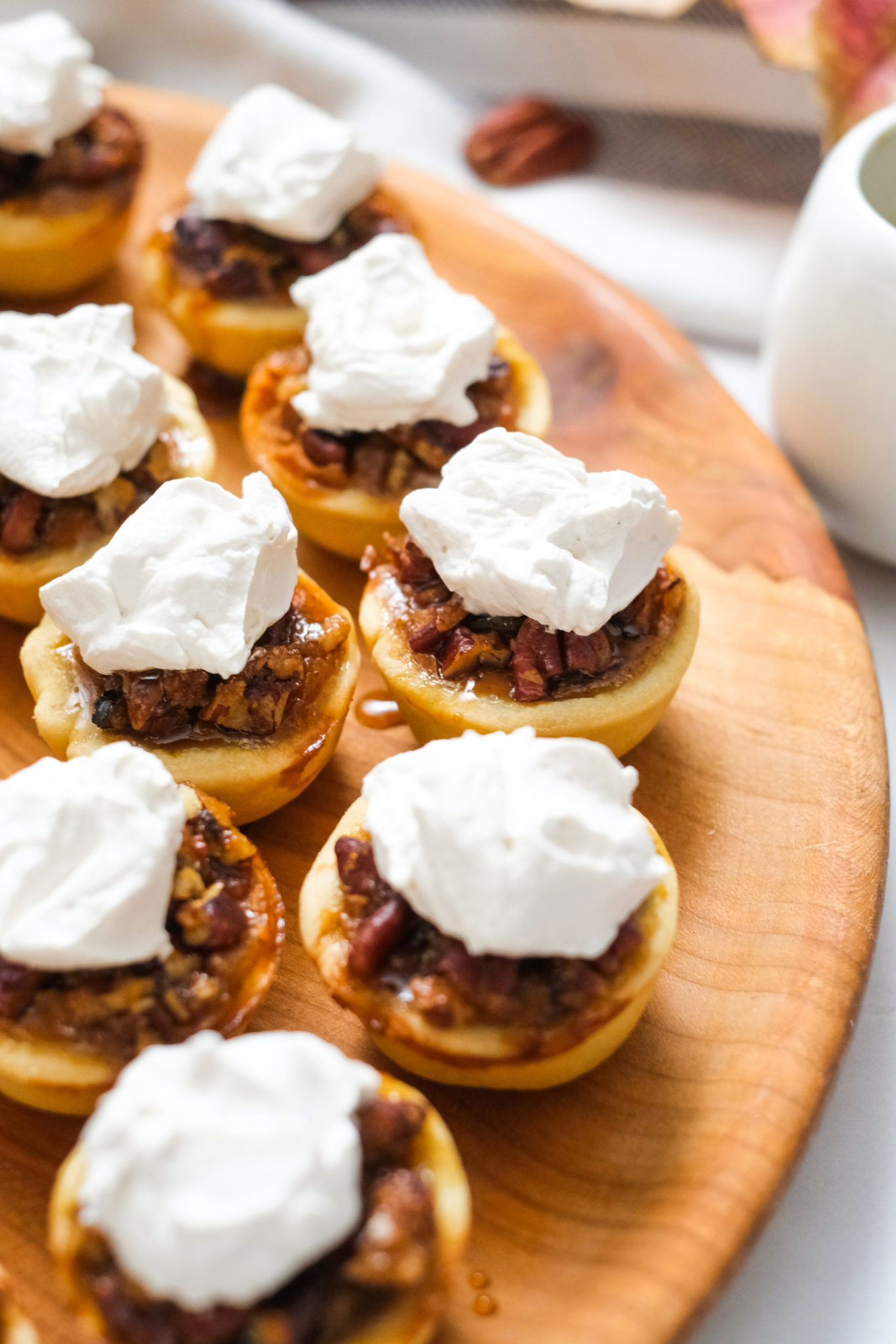Mini Pecan and Pumpkin Tarts - Reluctant Entertainer