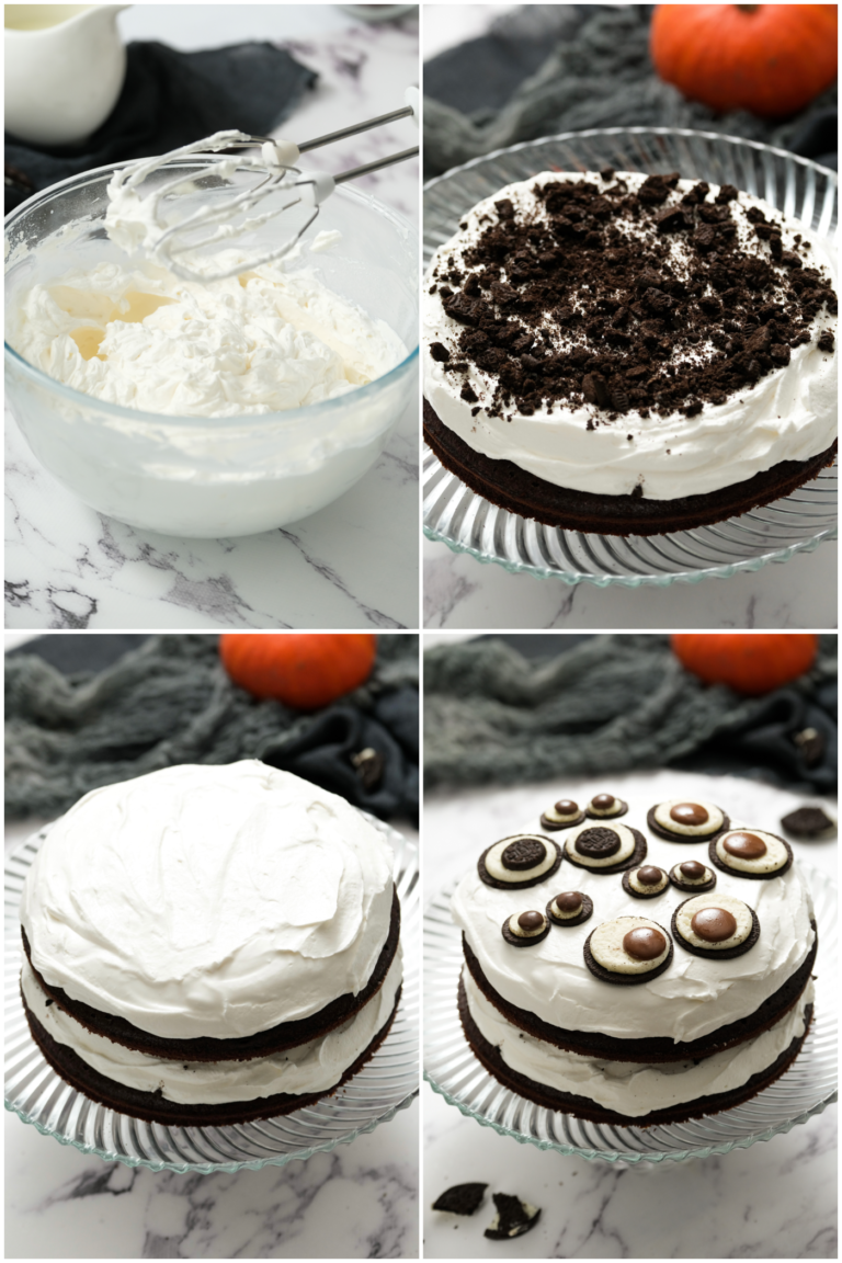 Oreo Halloween Cake - Reluctant Entertainer