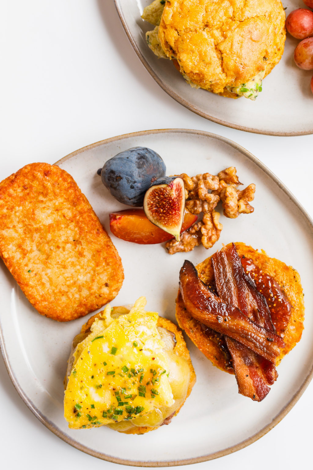 Breakfast Sandwich Biscuit Board - Reluctant Entertainer