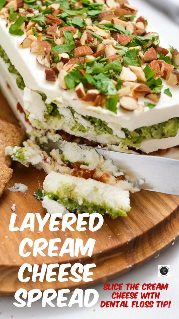 Layered Cream Cheese Spread - Reluctant Entertainer
