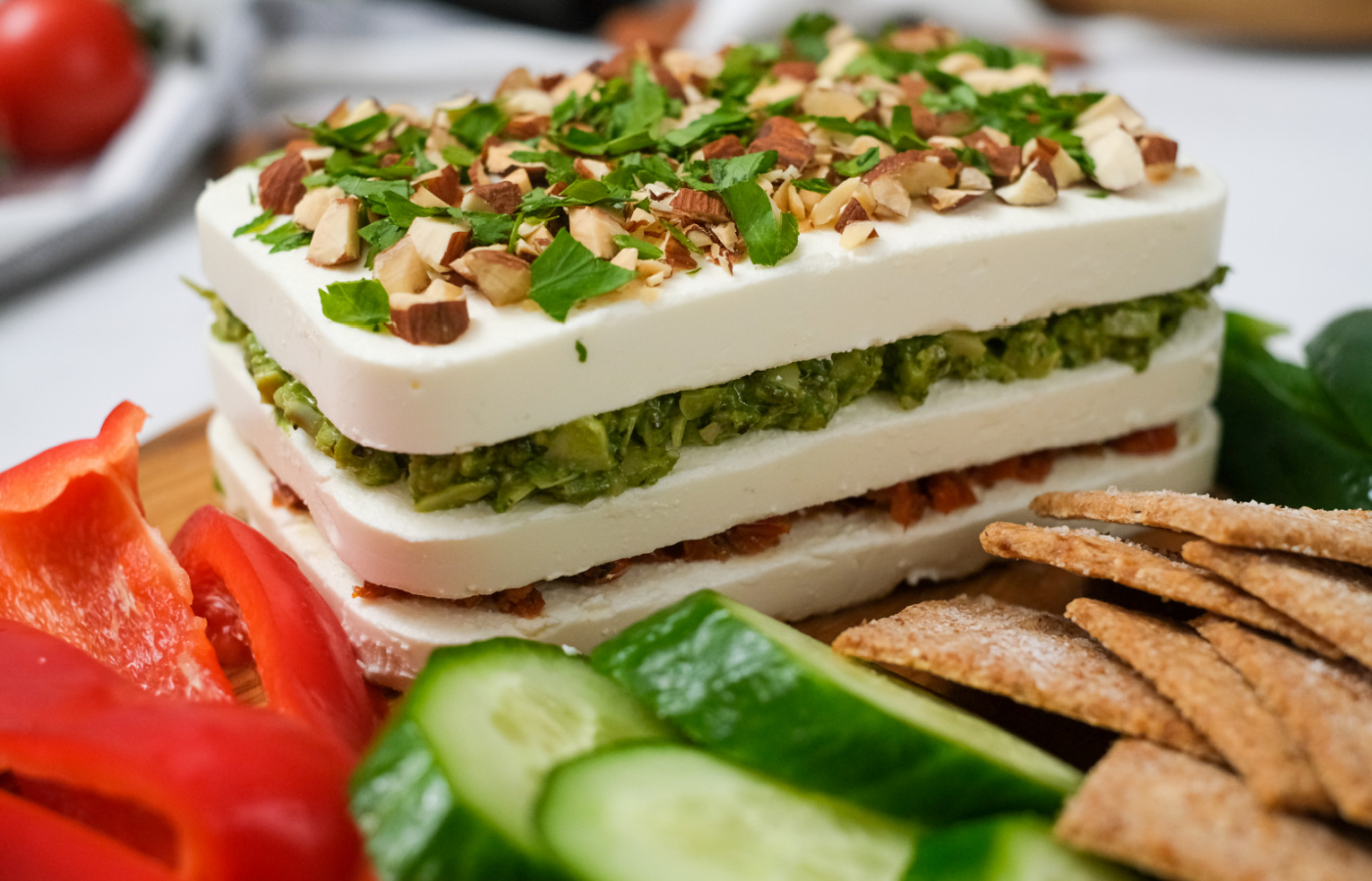 Layered Cream Cheese Spread - Reluctant Entertainer