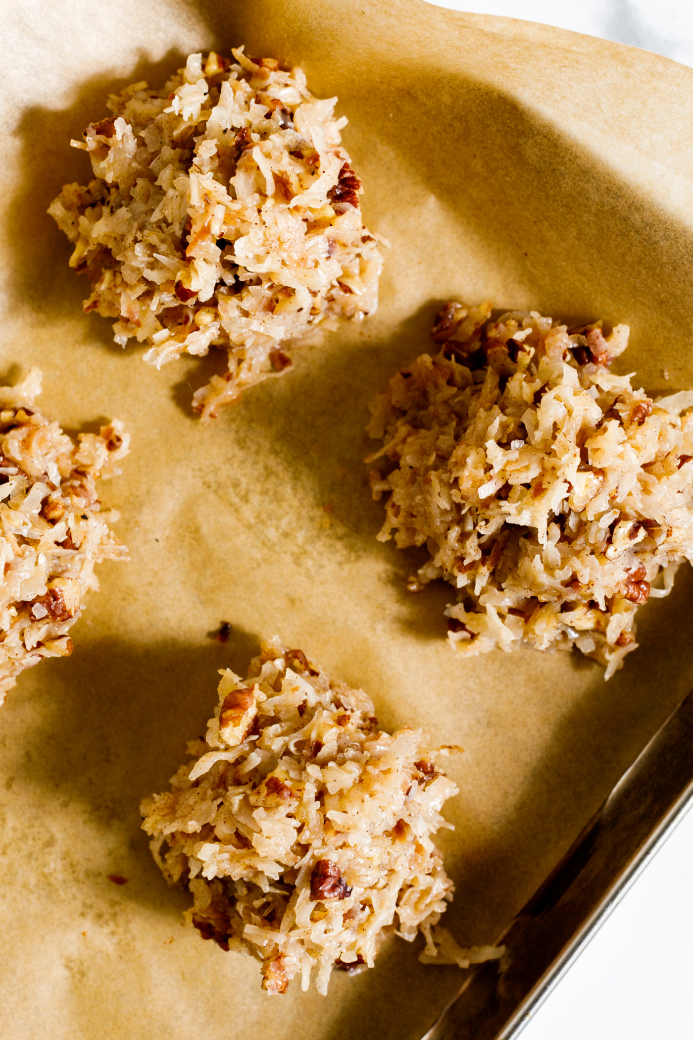 Coconut Macaroon Cookies with Pecans - Reluctant Entertainer
